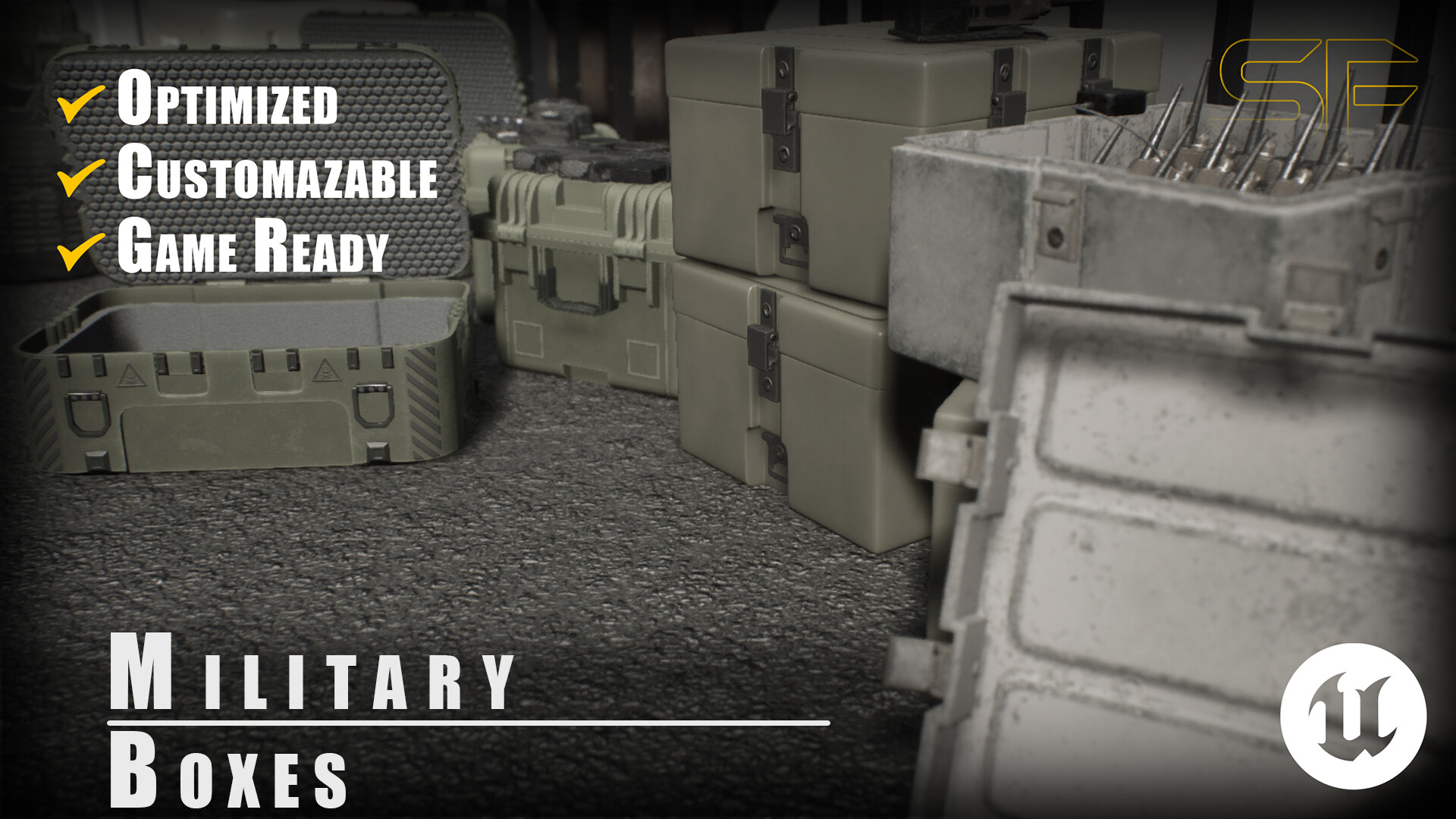 ArtStation - Asset "Military Boxes"
