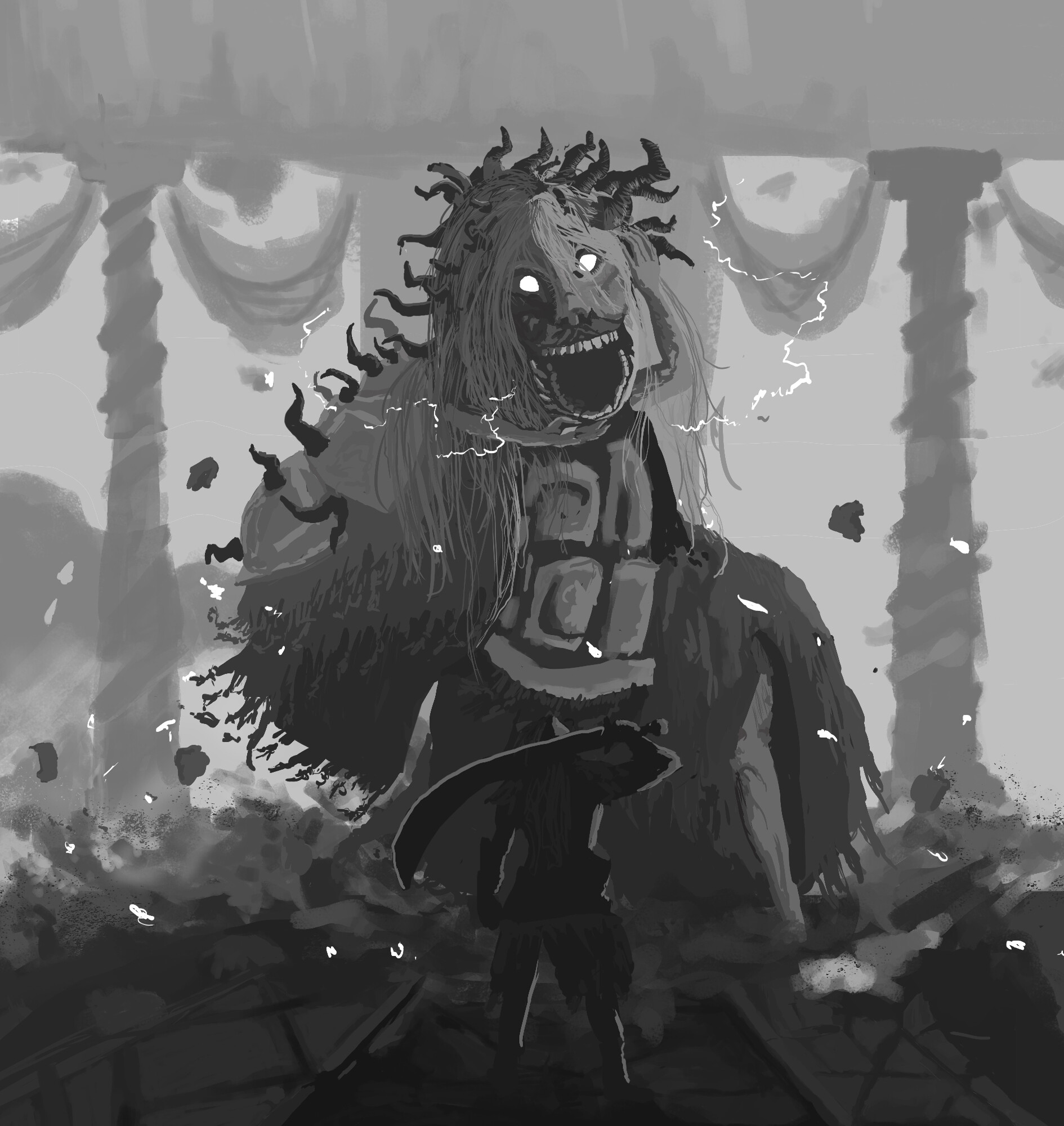 ArtStation - divine beast dancing lion