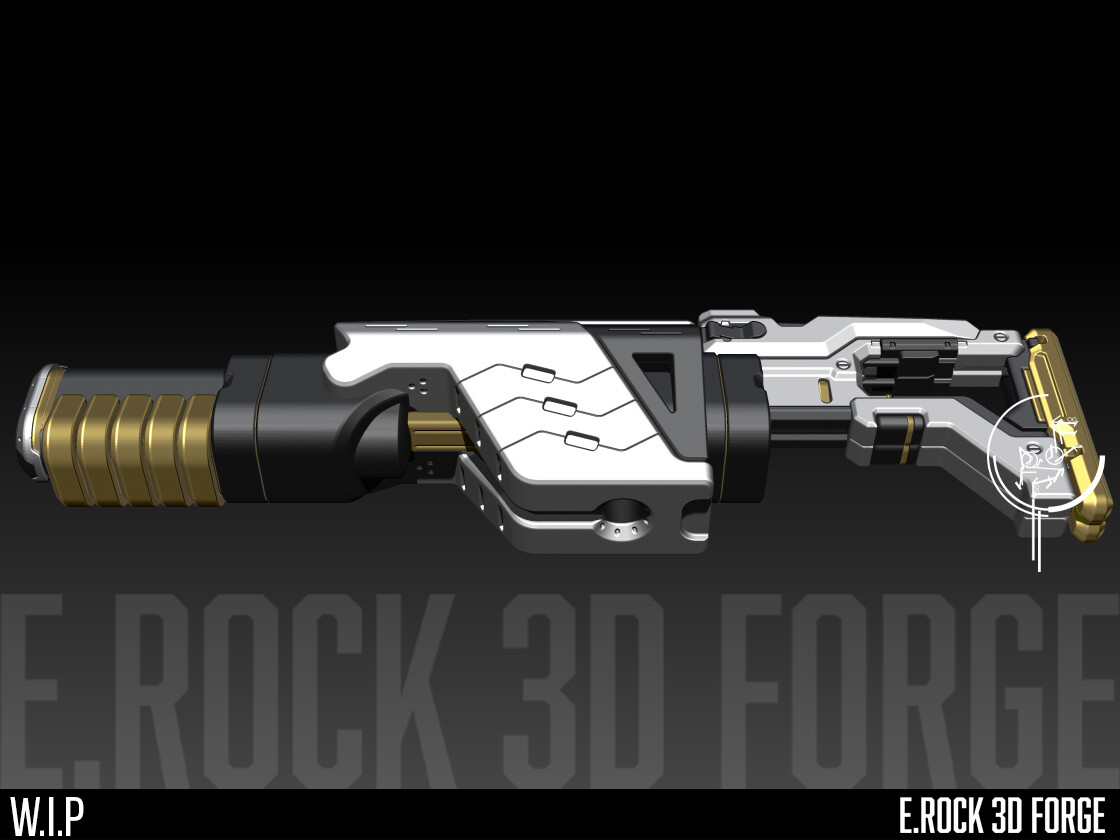 EROCK 3D FORGE - Cyber Blaster - concept