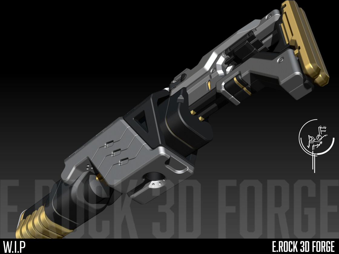 EROCK 3D FORGE - Cyber Blaster - concept