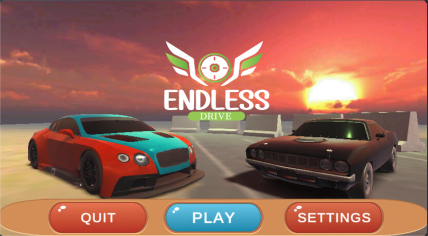 ArtStation - Endless Drive – Game Design & Interface Showcase