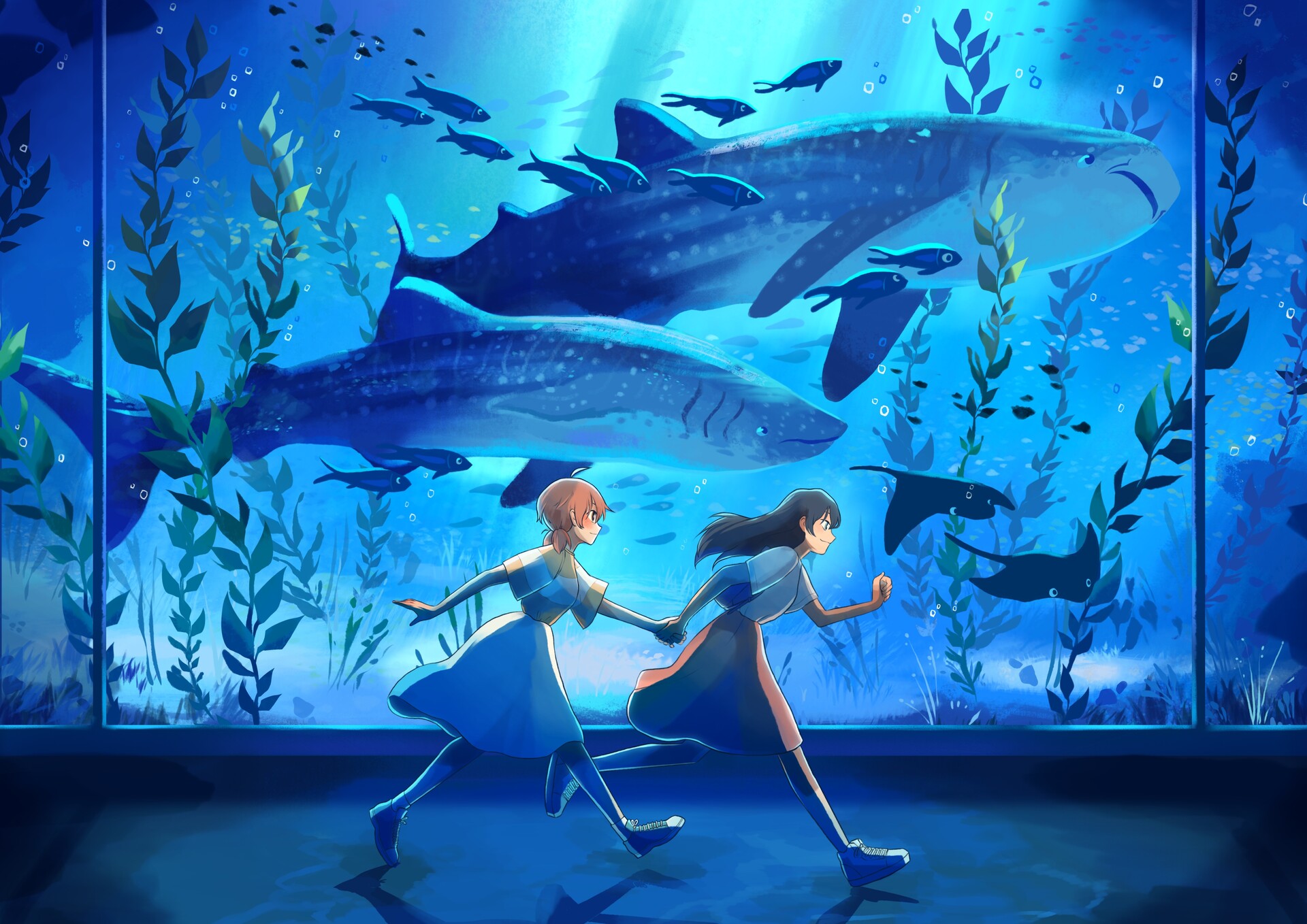 ArtStation - Aquarium Date - Illustration Work