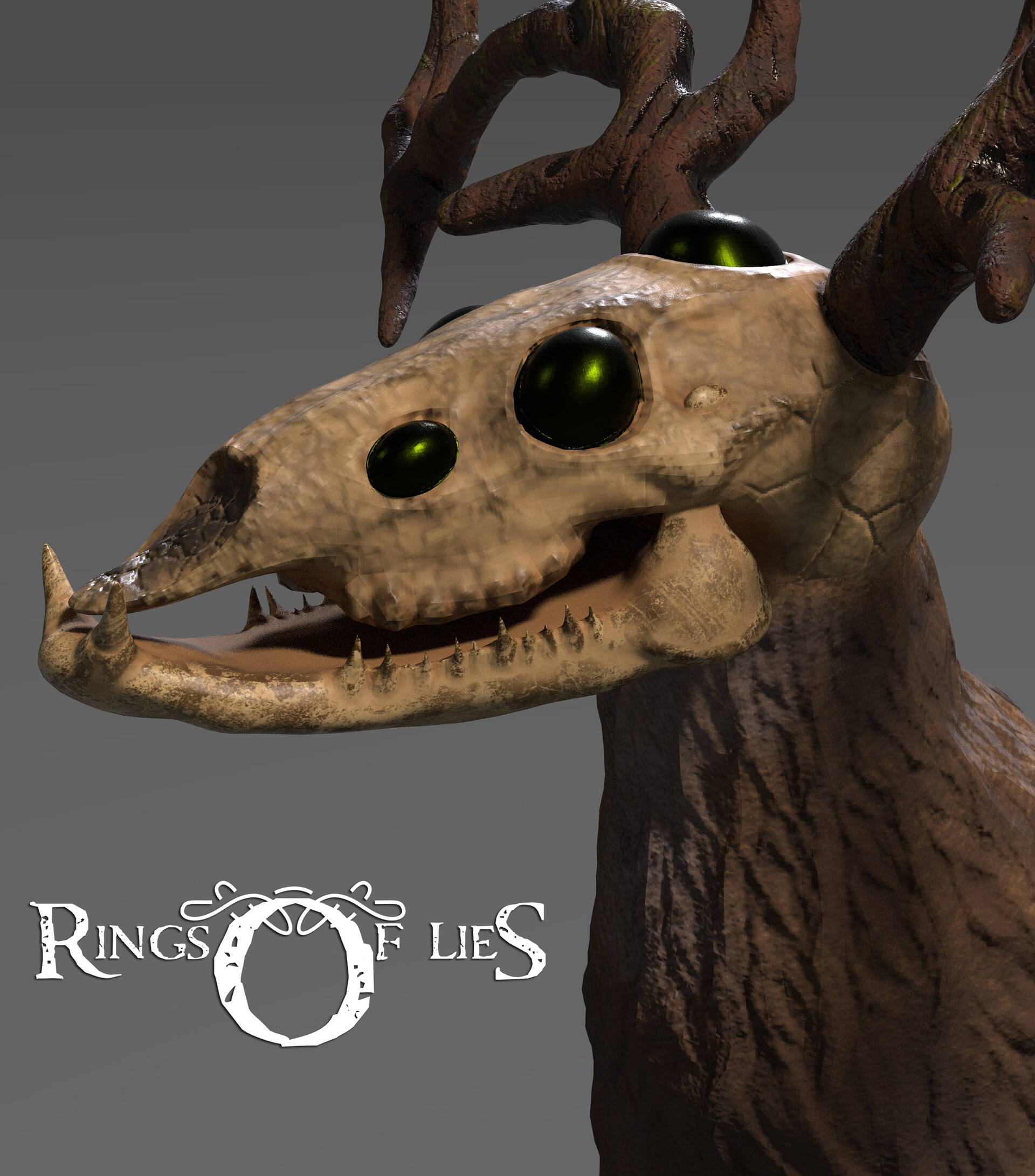 ArtStation - Rings of Lies Boss Deer