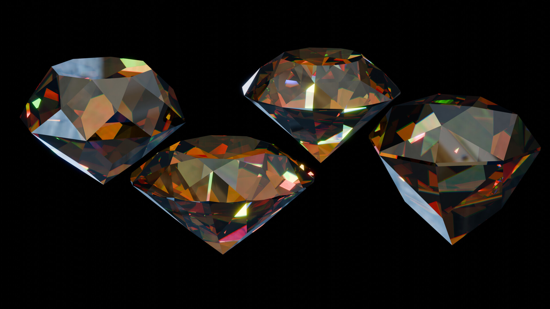 Ben Luke Parsons - Gems 3D Print-Blender Practise