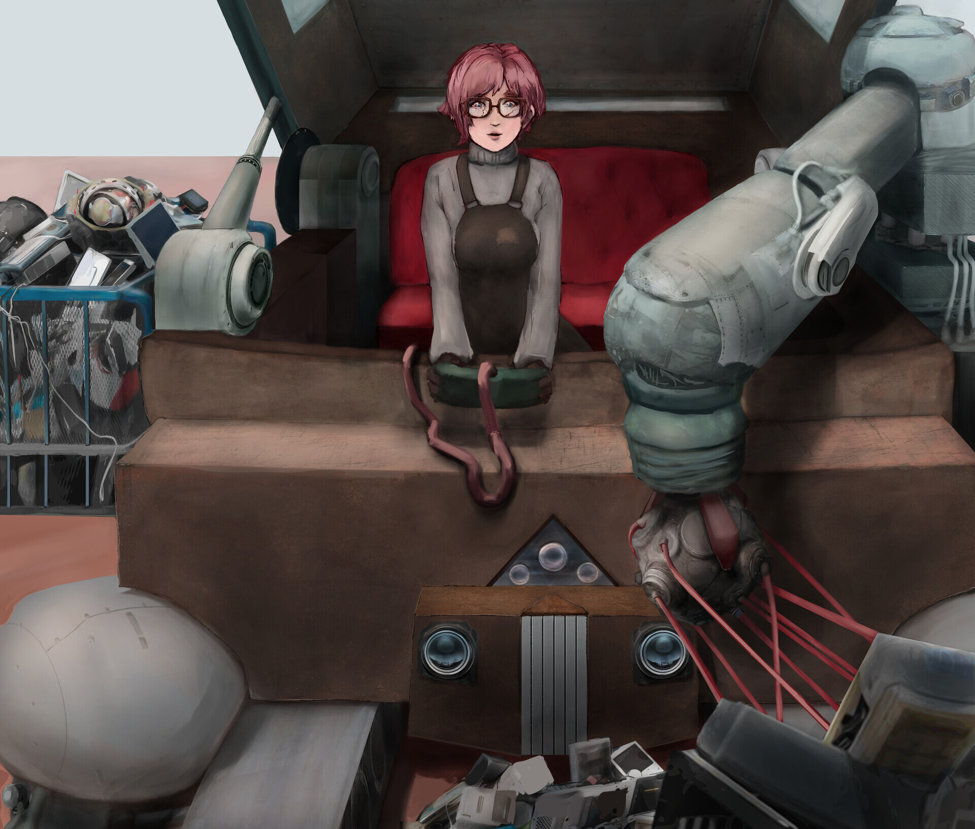 ArtStation - Post-apocalyptic claw machine