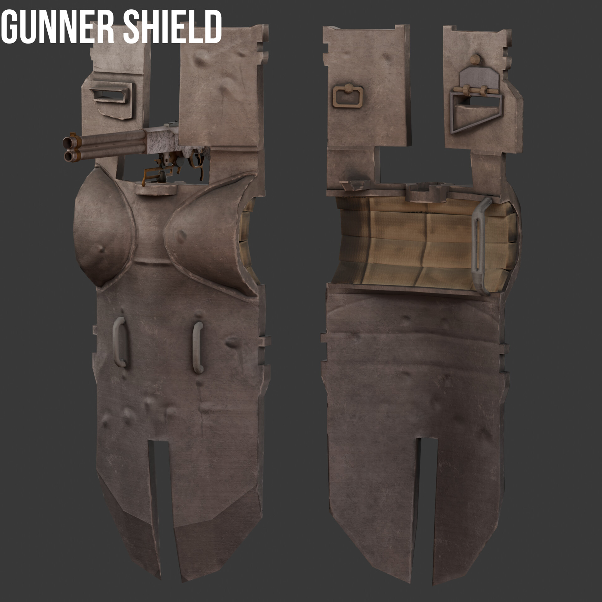 ArtStation - Gunned Shield