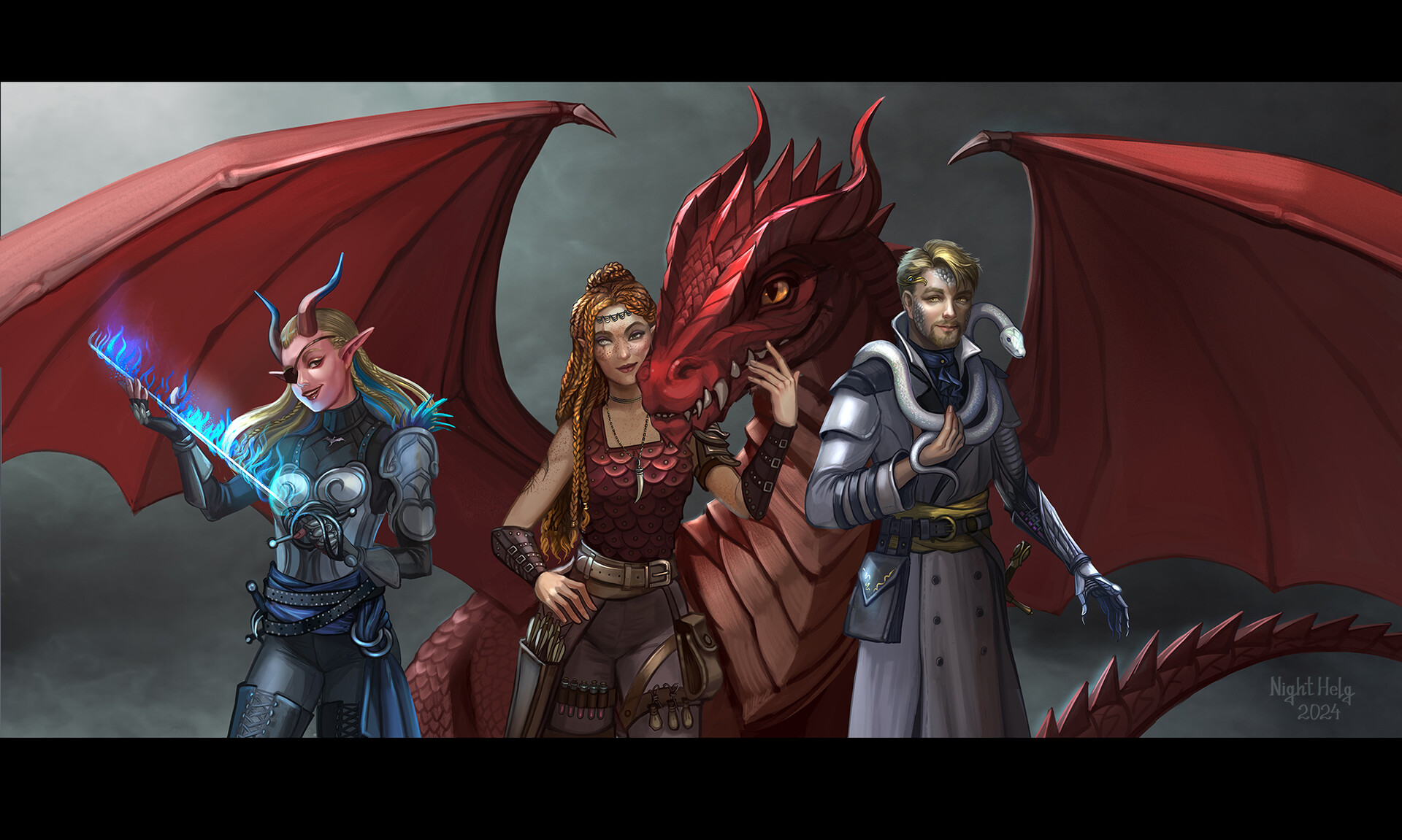 ArtStation - DnD party