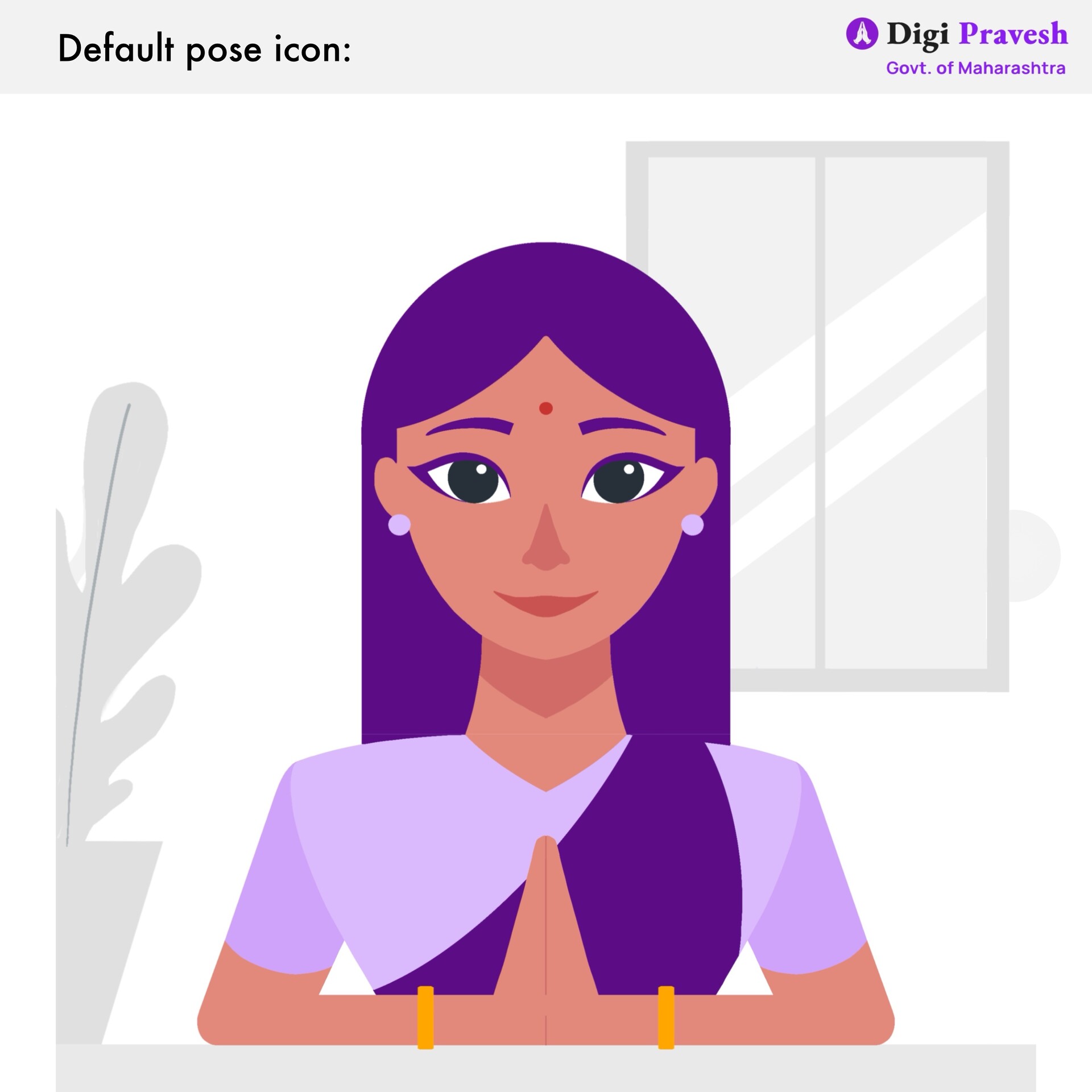 Sameira Shroff - Digi Pravesh mascot character design