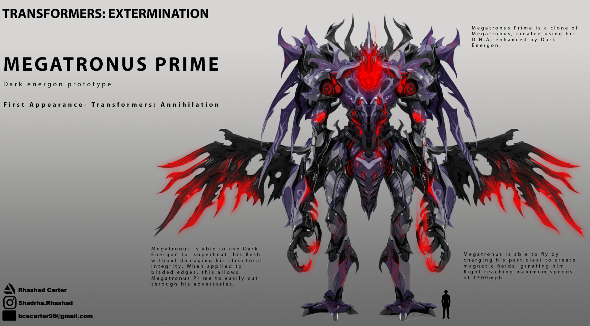 Rhashad Carter - Transformers: Extermination-Megatronus Prime