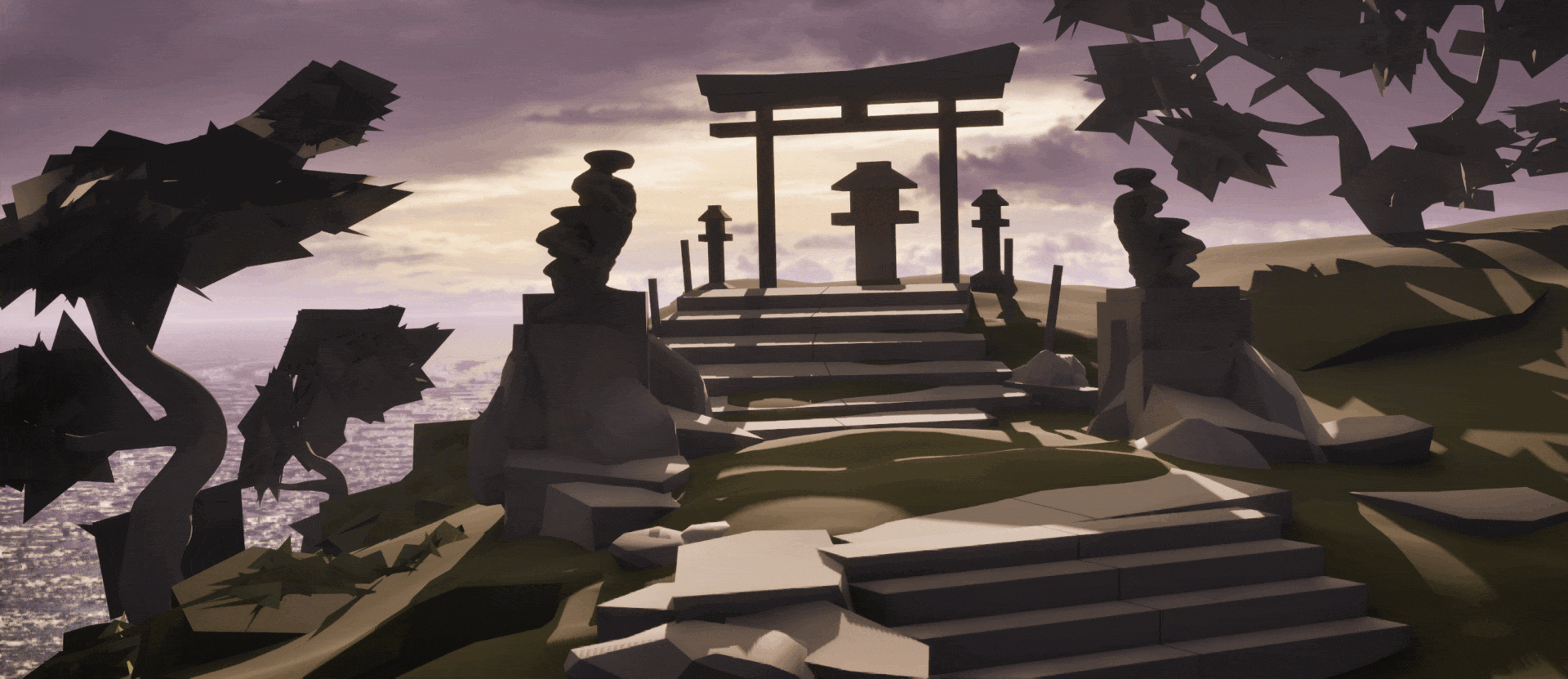 Artem Ostapchuk - Japanese Shinto Hokora Shrine UE5