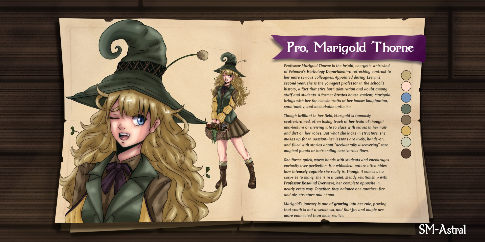 ArtStation - Marigold Thorne Character Sheet