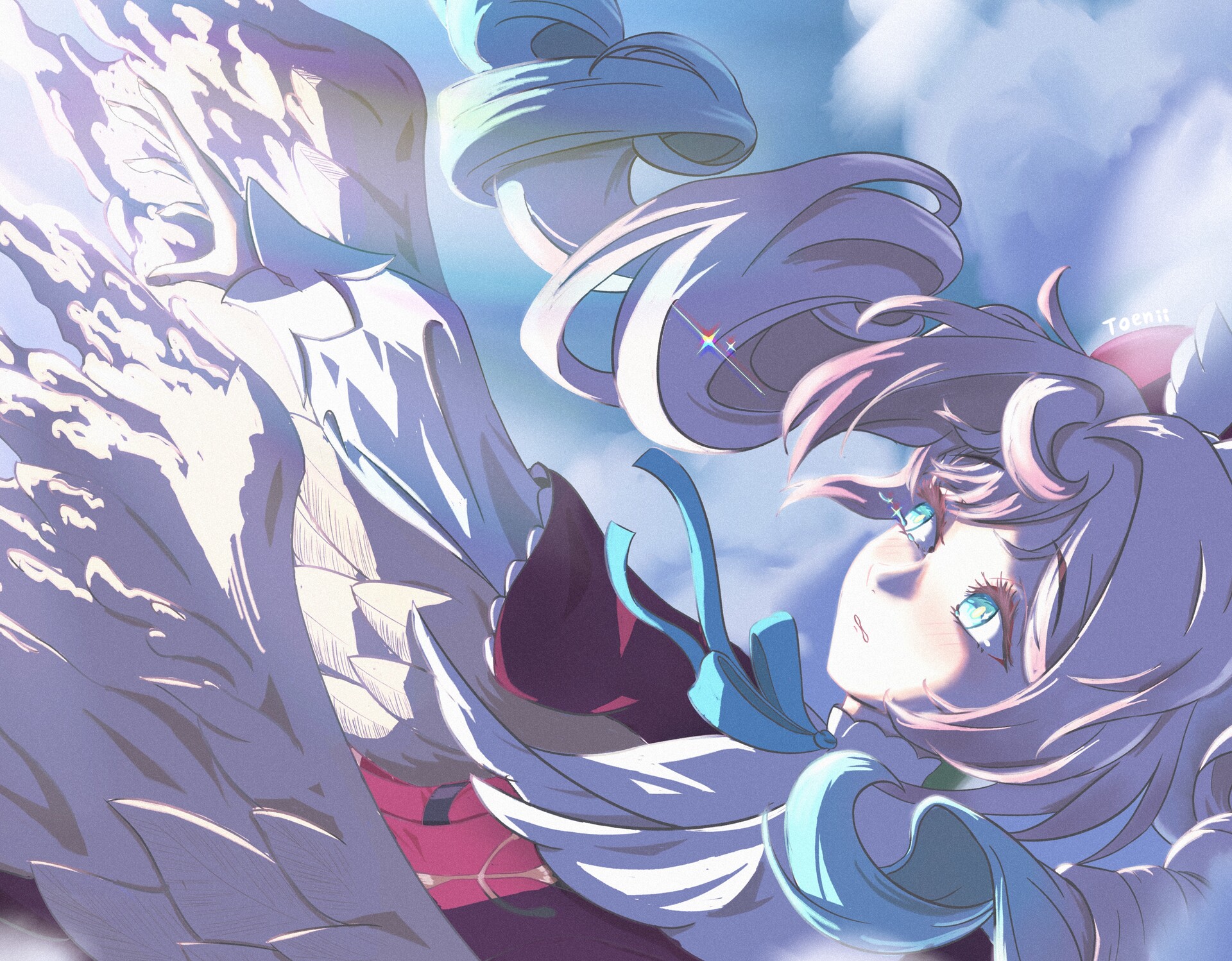 ArtStation - Hyacine Falling