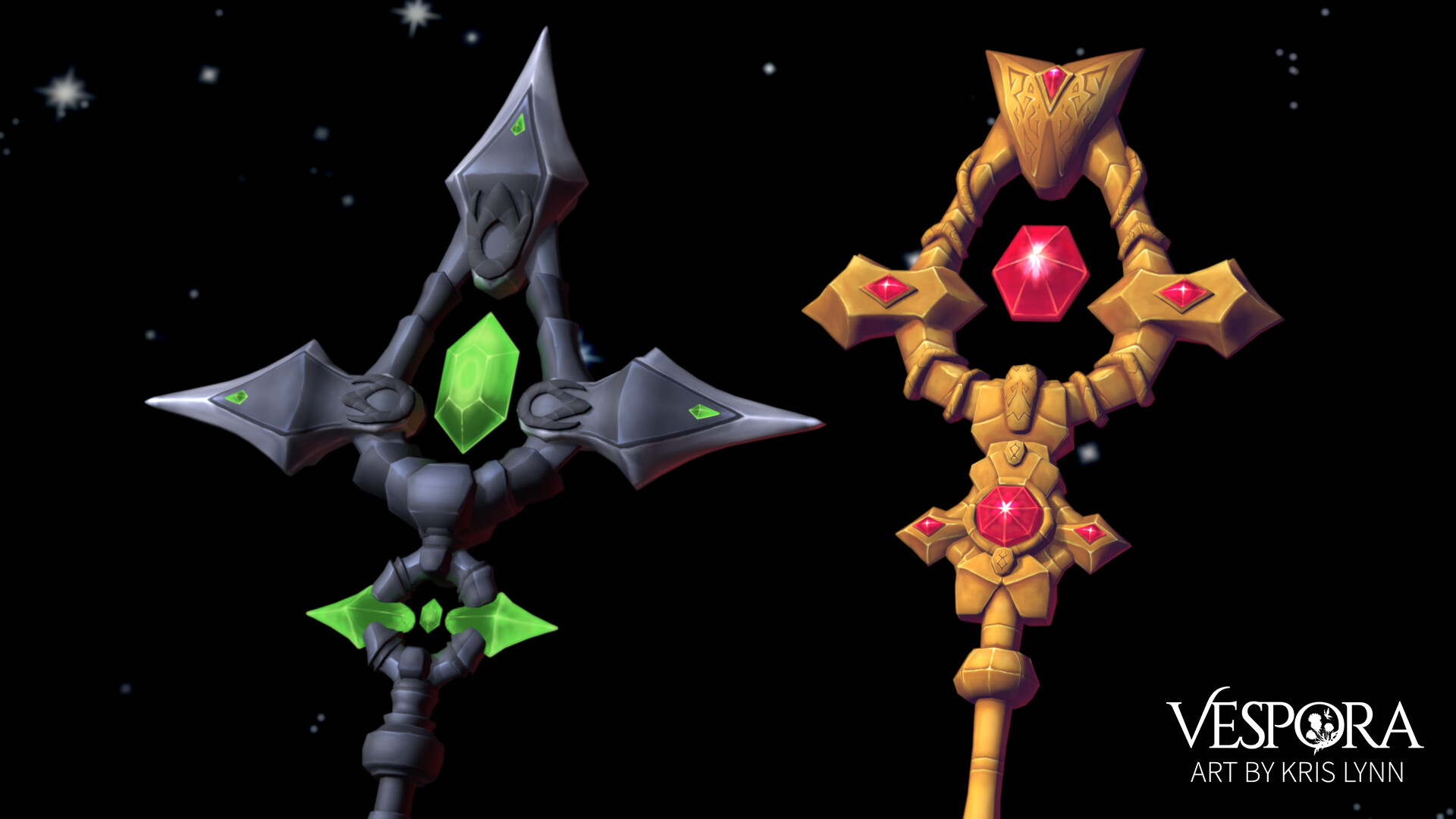 Vespora // Kris Lynn - Anathema // WoW Legendary Weapon Redesign