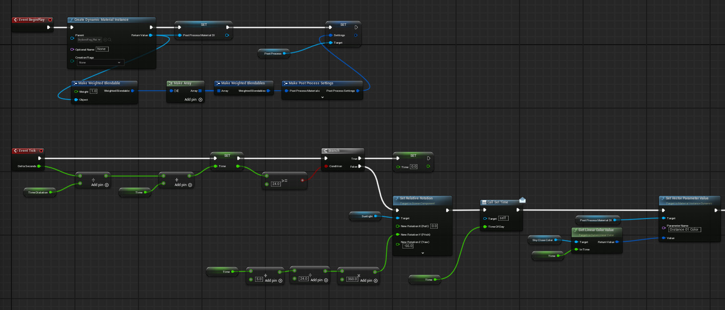 Nick Anderson - UE5 - Day/Night Cycle