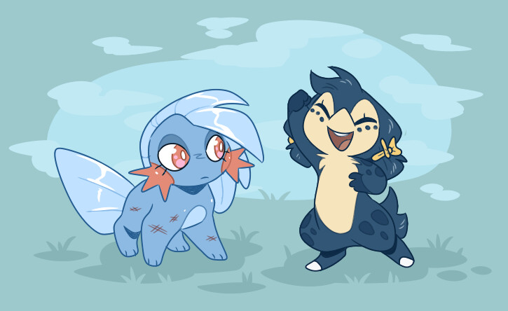 ArtStation - Cheering! (Doodle)