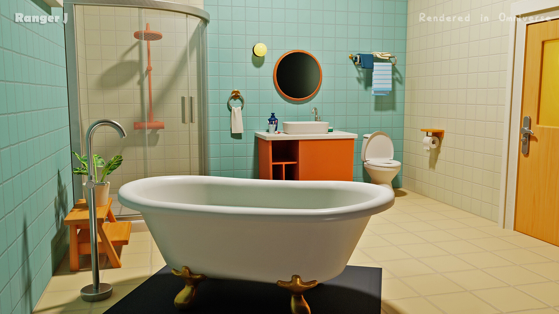 ArtStation - Cartoon Home Builder Vol.4 Bathroom