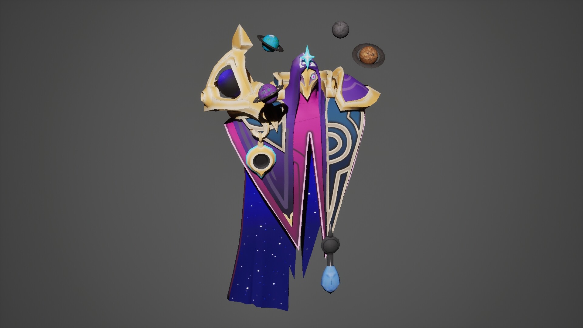 ArtStation - Dark Cosmic Jhin Bust