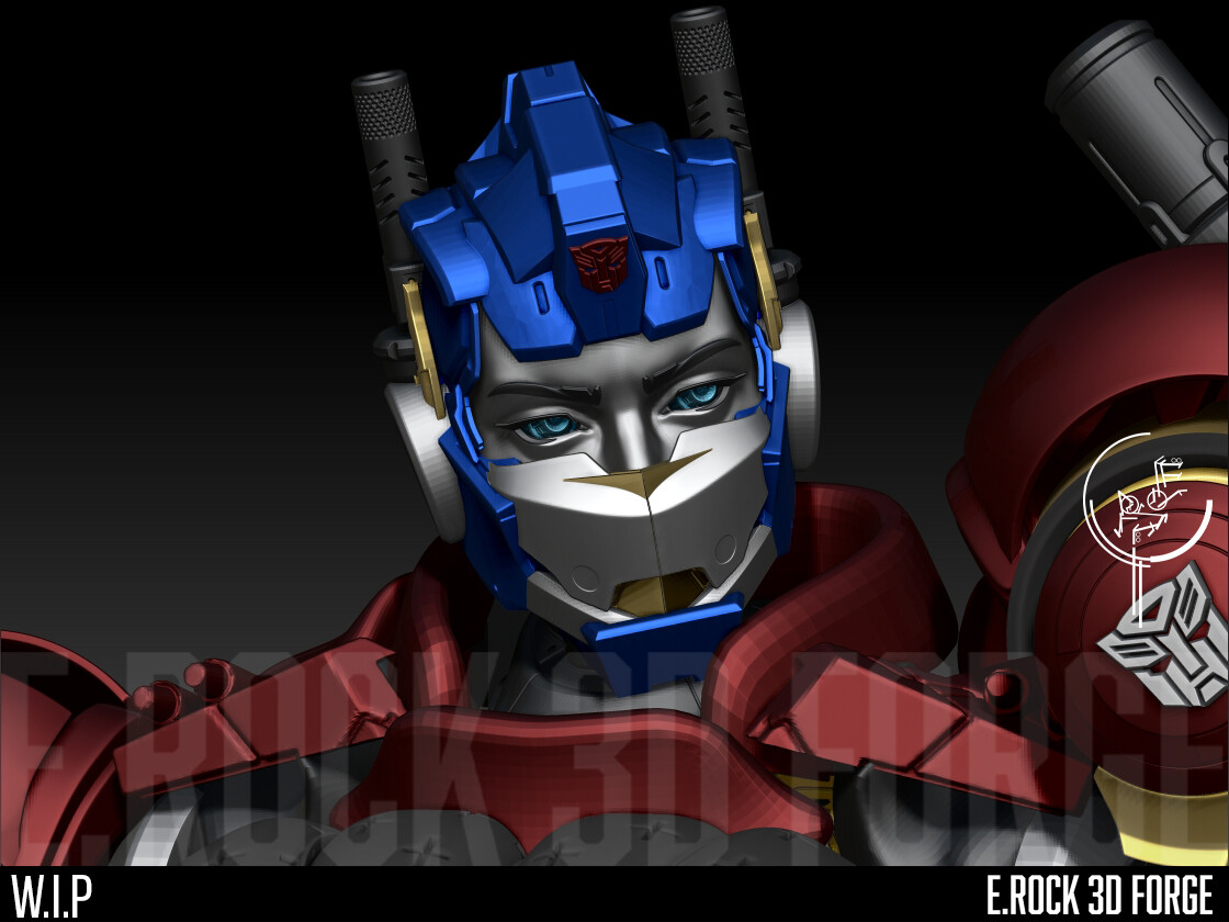 EROCK 3D FORGE - Mech Female II – full update 2 pose 4 close ups