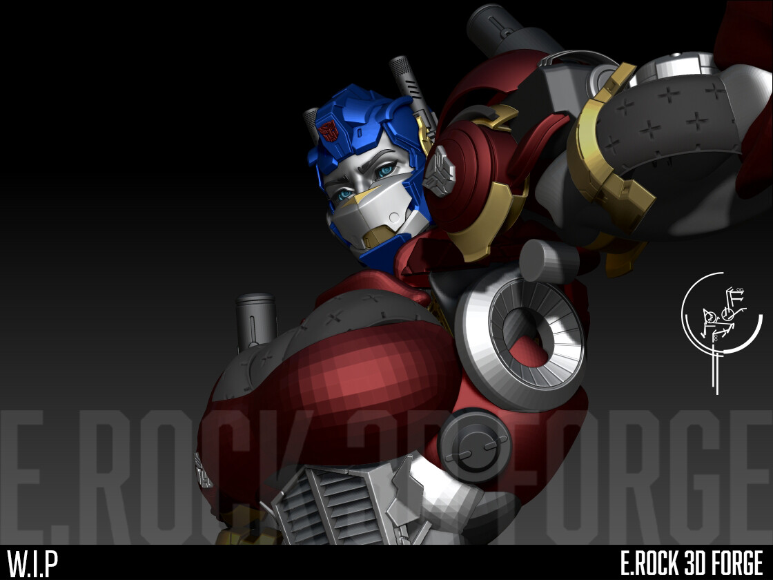 EROCK 3D FORGE - Mech Female II – full update 2 pose 4 close ups