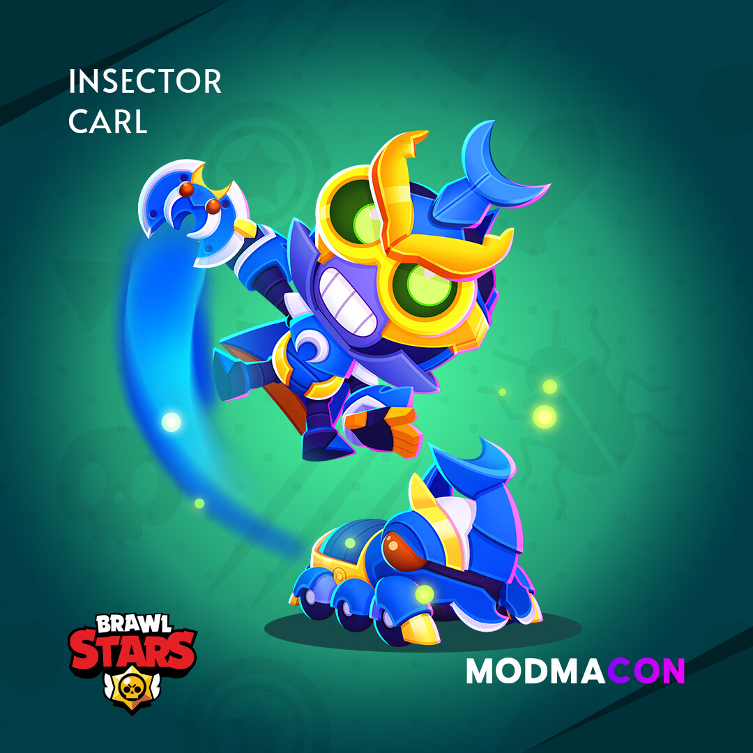 ArtStation - INSECTOR CARL: BRAWL STARS