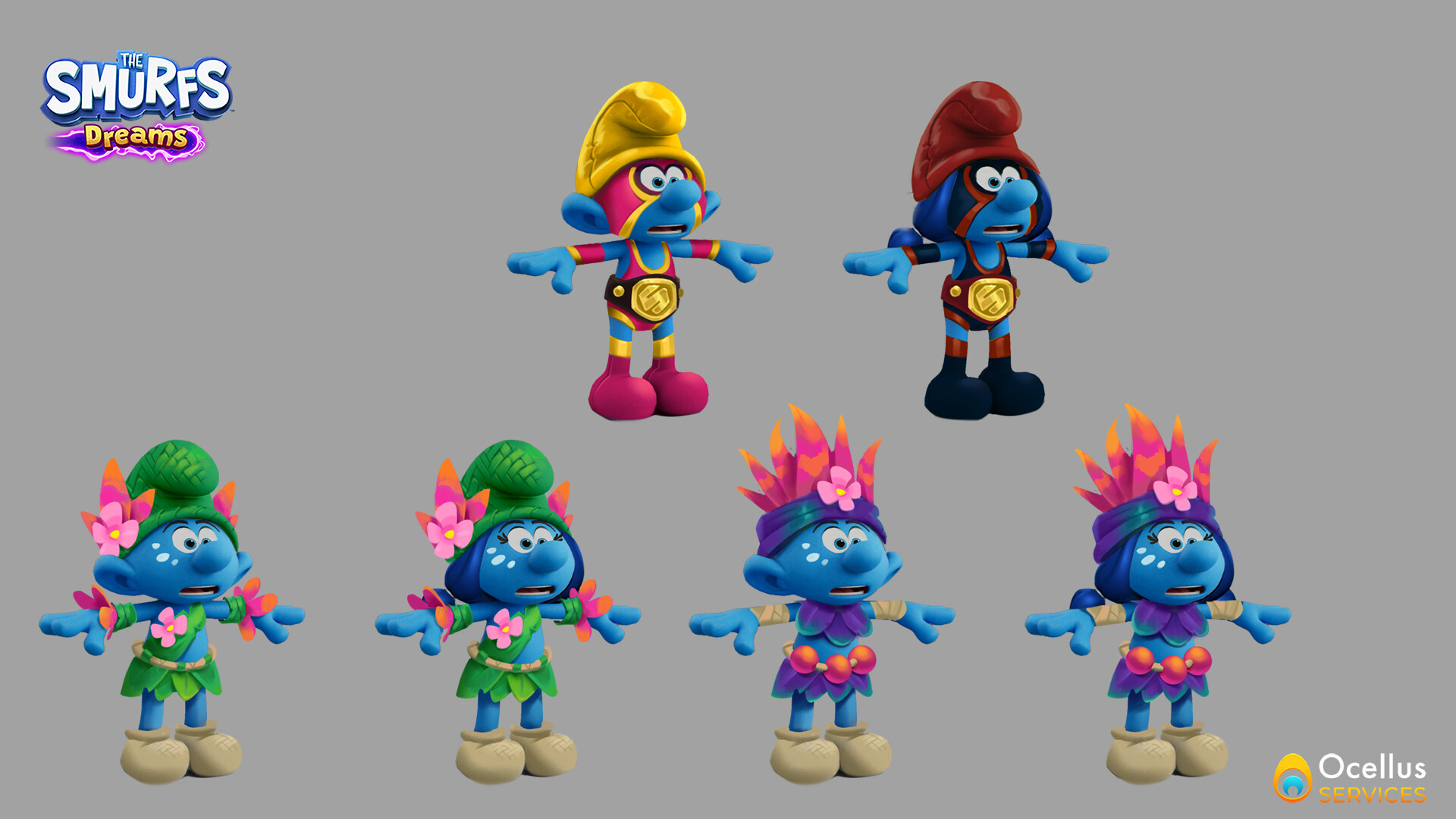 Ocellus - SERVICES - The Smurfs Dreams: All Outfits - 2D