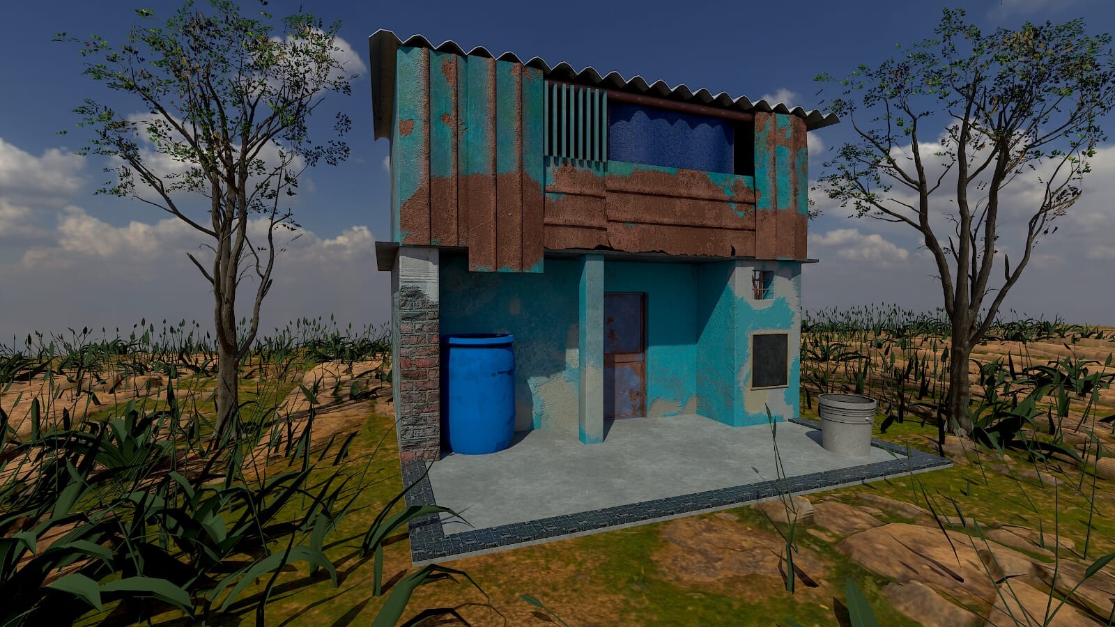 ArtStation - Slum House