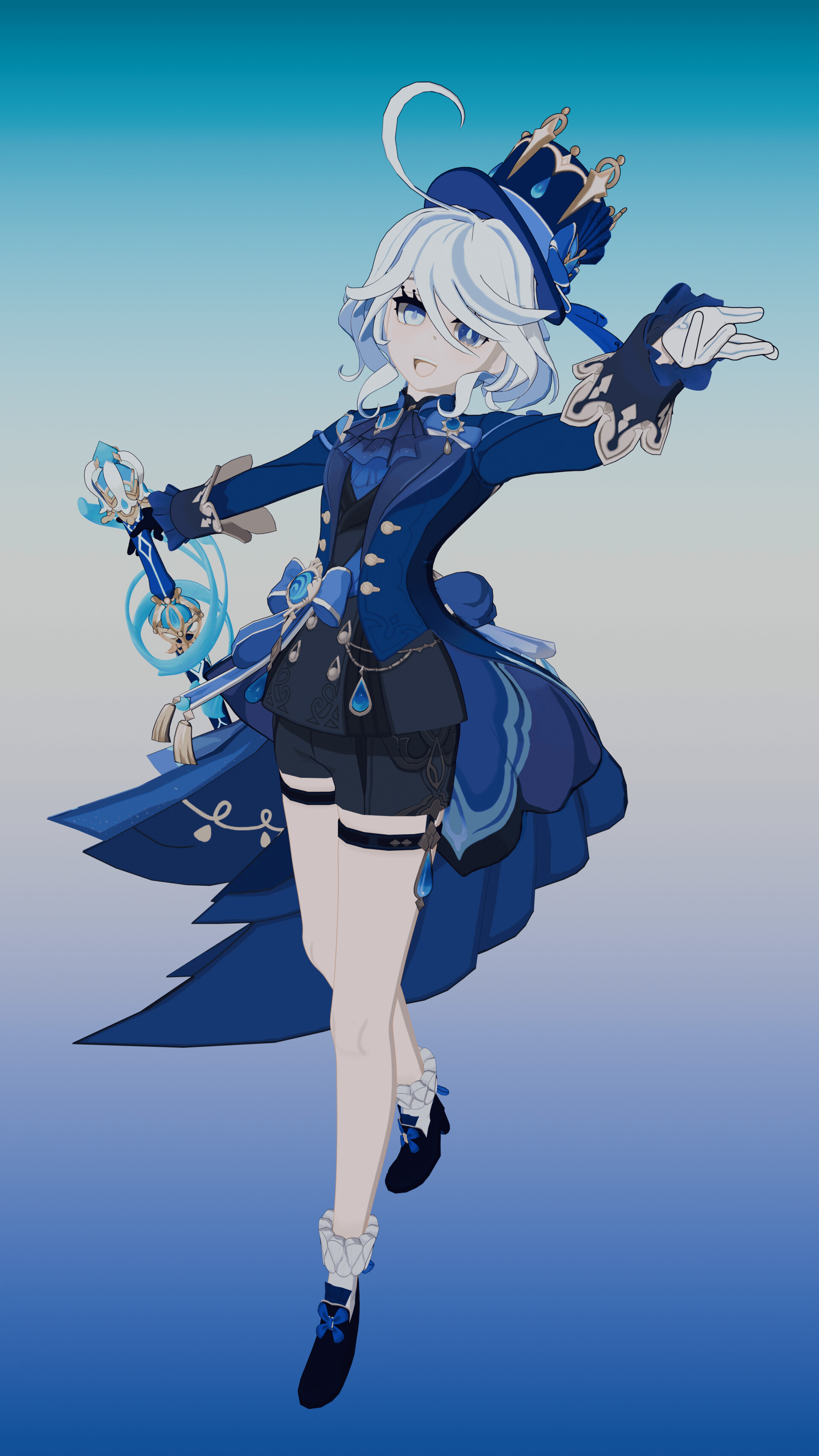 ArtStation - Genshin impact - Furina(fan art)