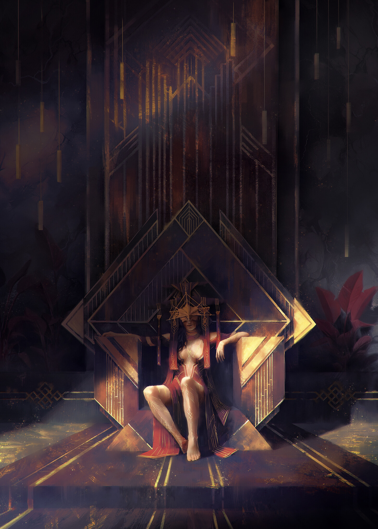 ArtStation - Art Deco Throne