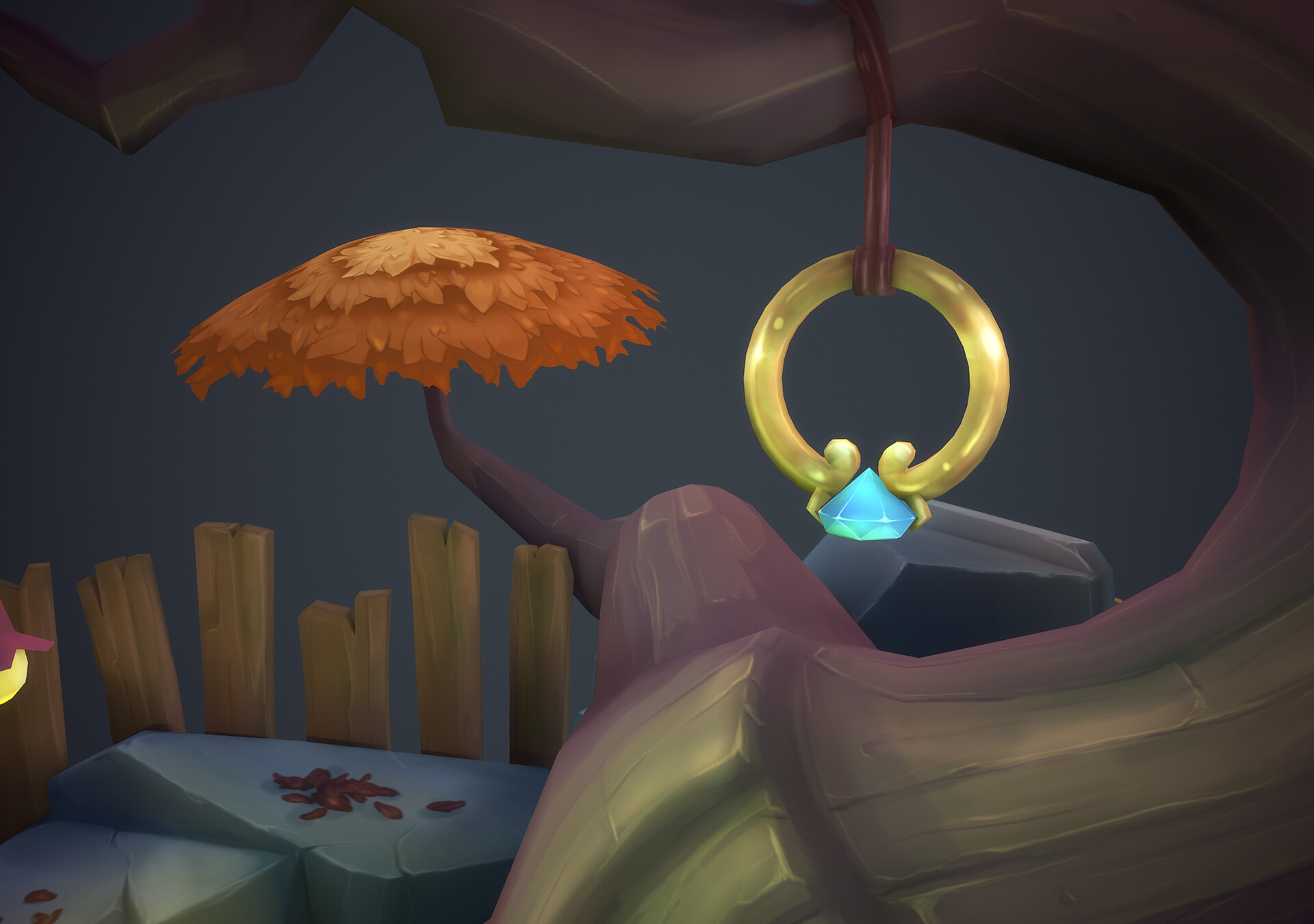 Isa G.Serna - Pinkermine - Diorama - Klonoa Inspired