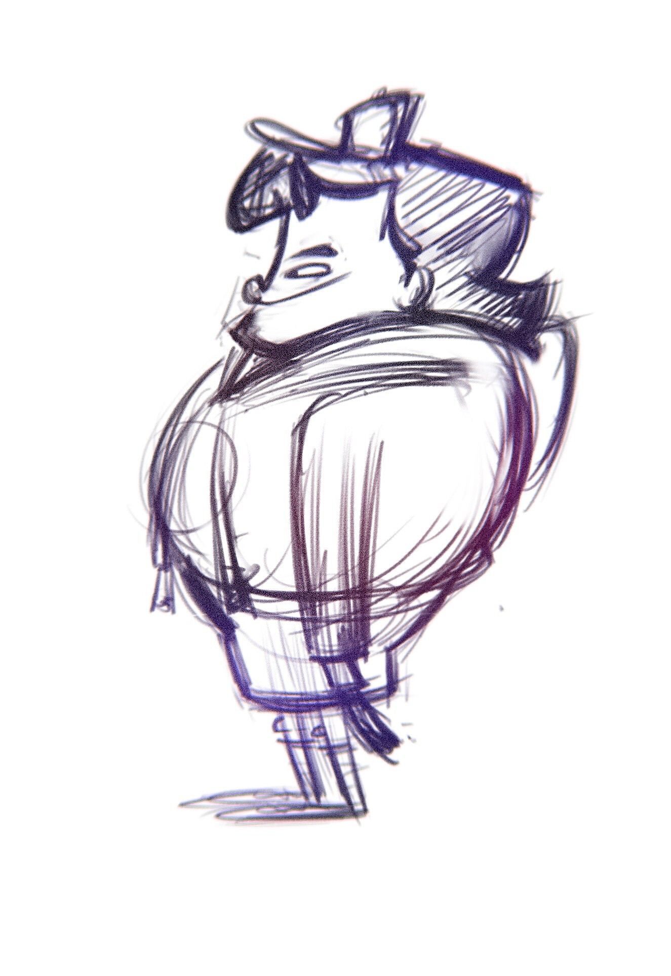 ArtStation - Sketches of Dustin from Stranger Things