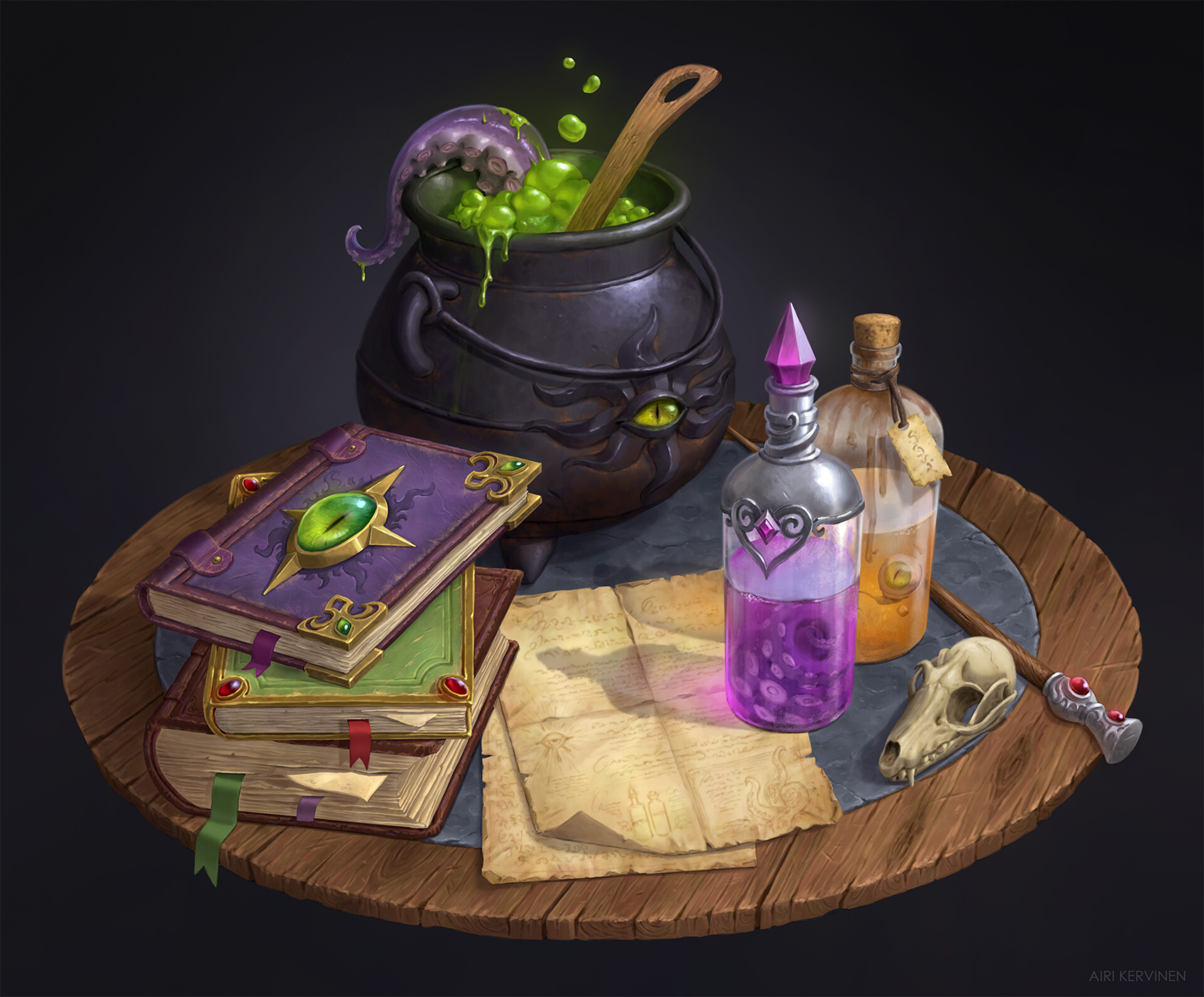 ArtStation - Magic School Props