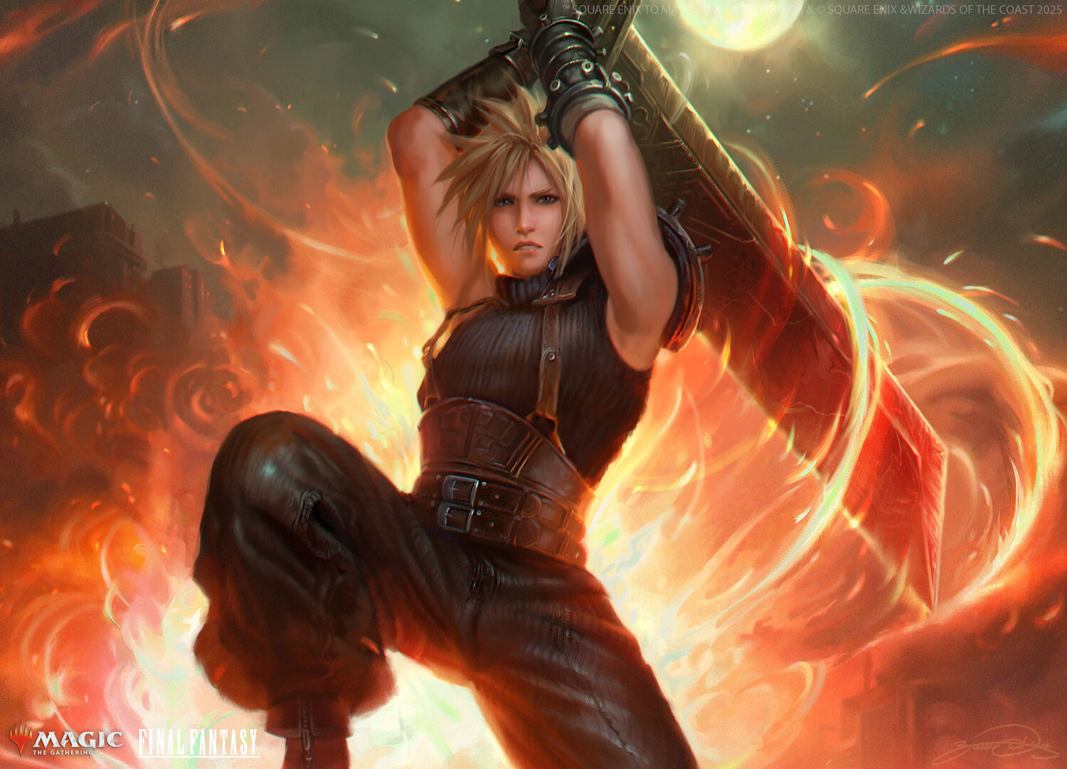 final fantasy cloud wallpaper