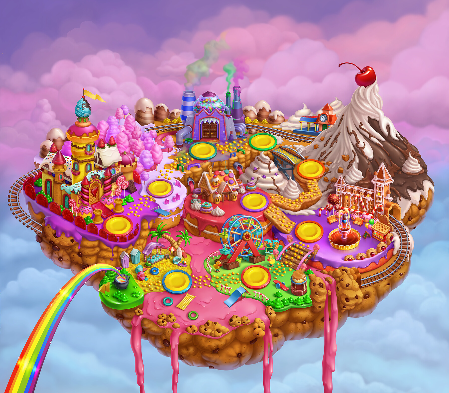 ArtStation - Island map