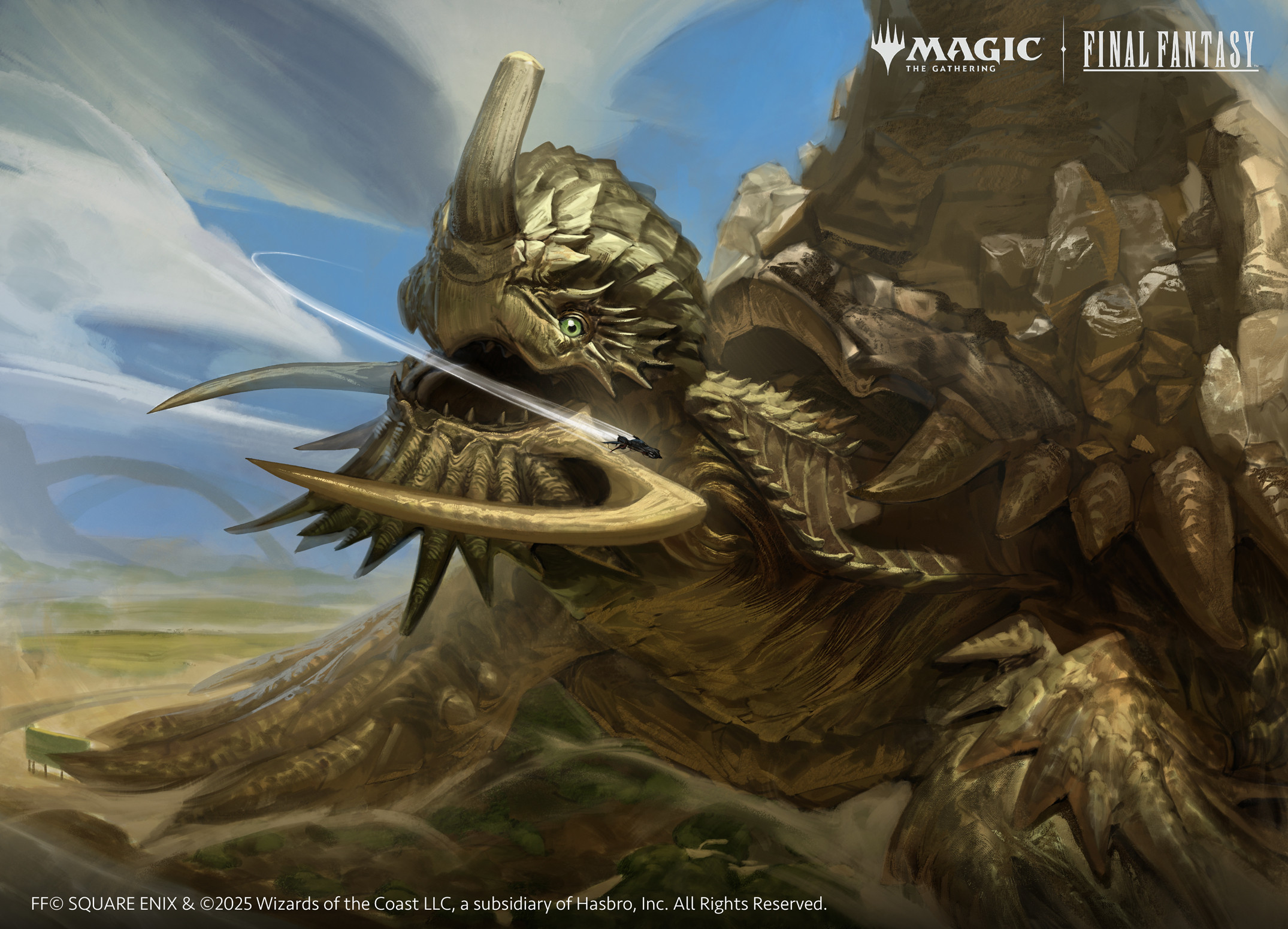 Kevin Glint Studios - Ancient Adamantoise - MTG x Final Fantasy