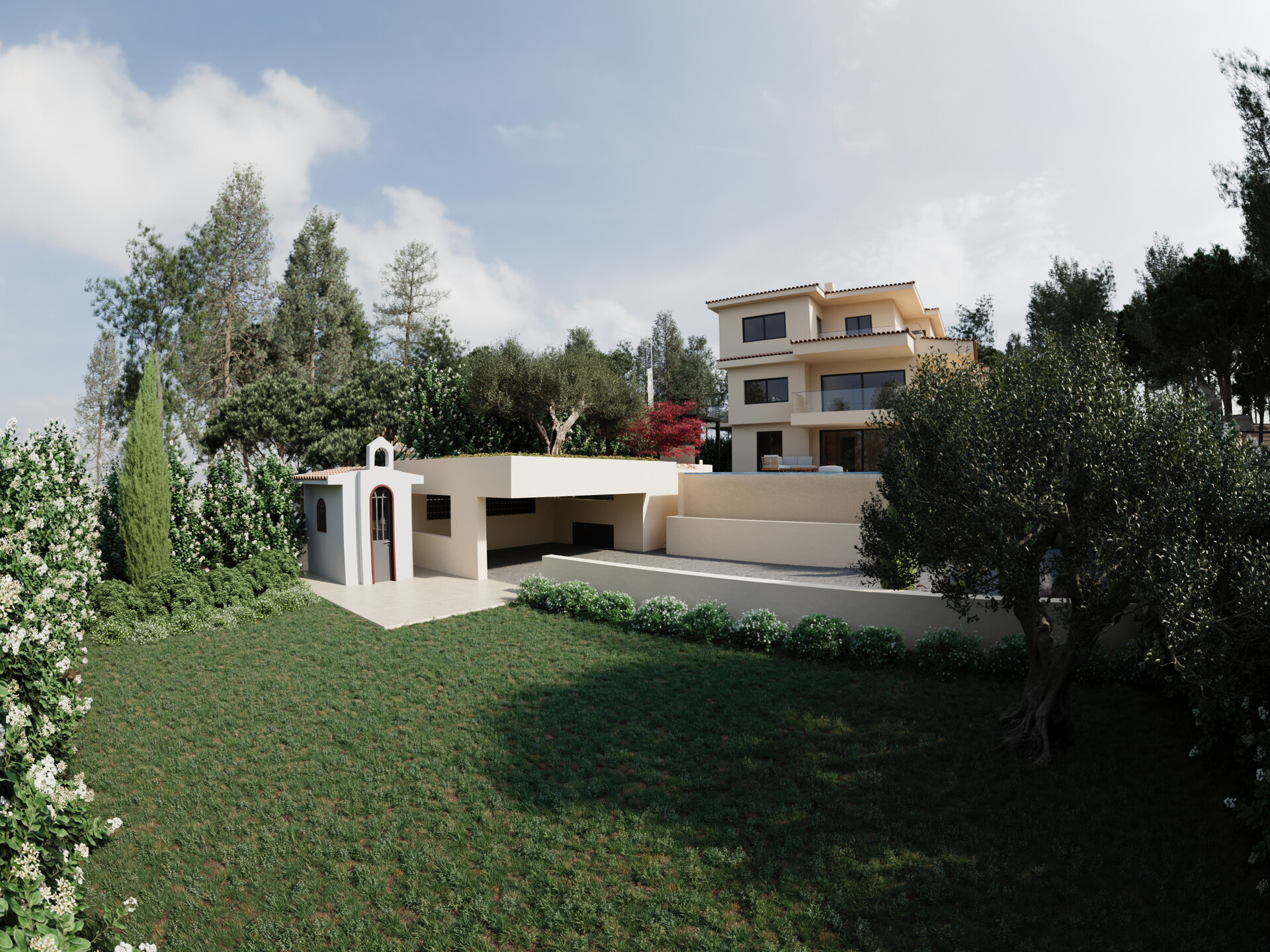 ArtStation - Architectural Visualization Residential Project 1