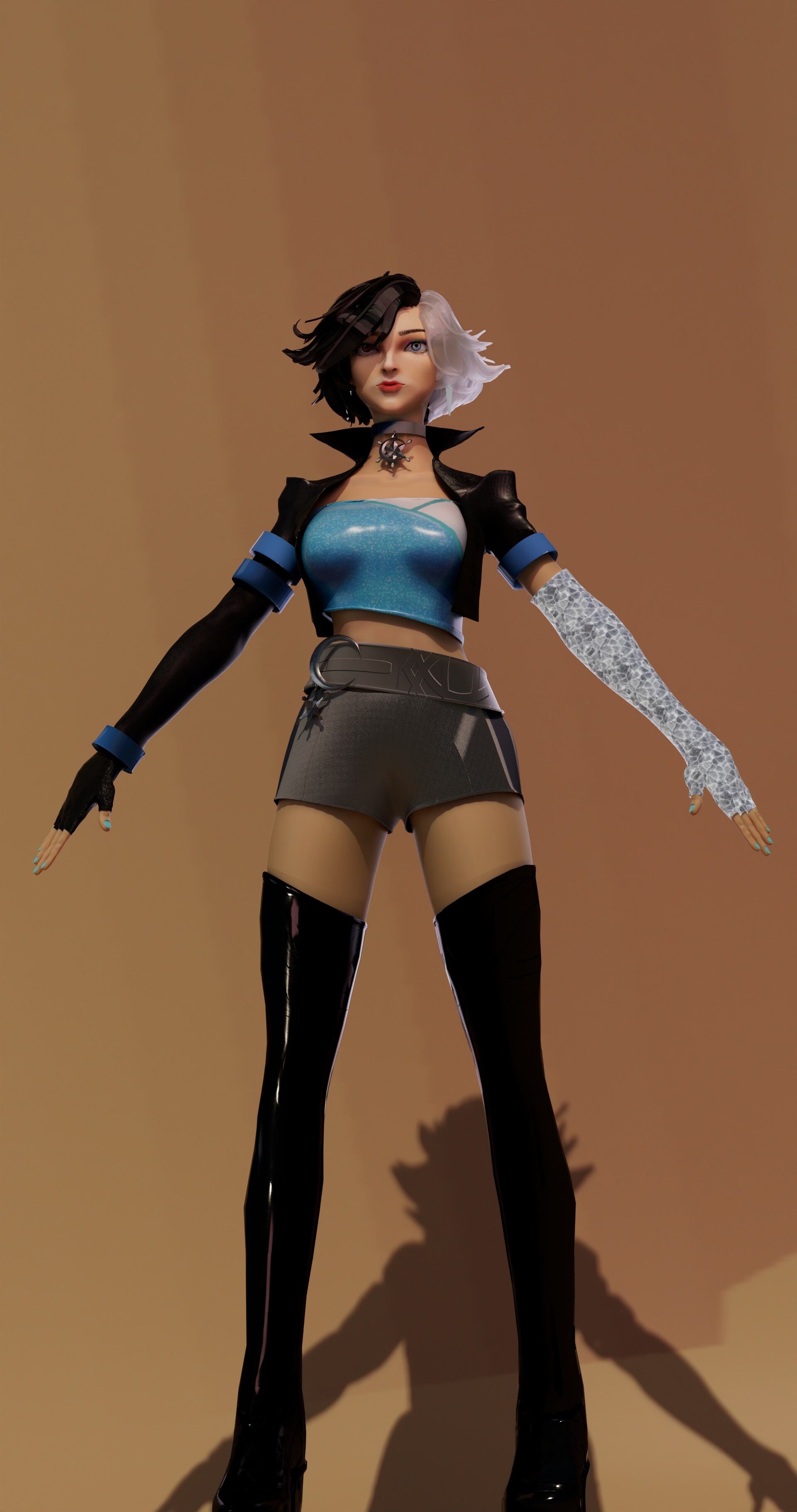 ArtStation - Luna Snow 1st Model in Maya