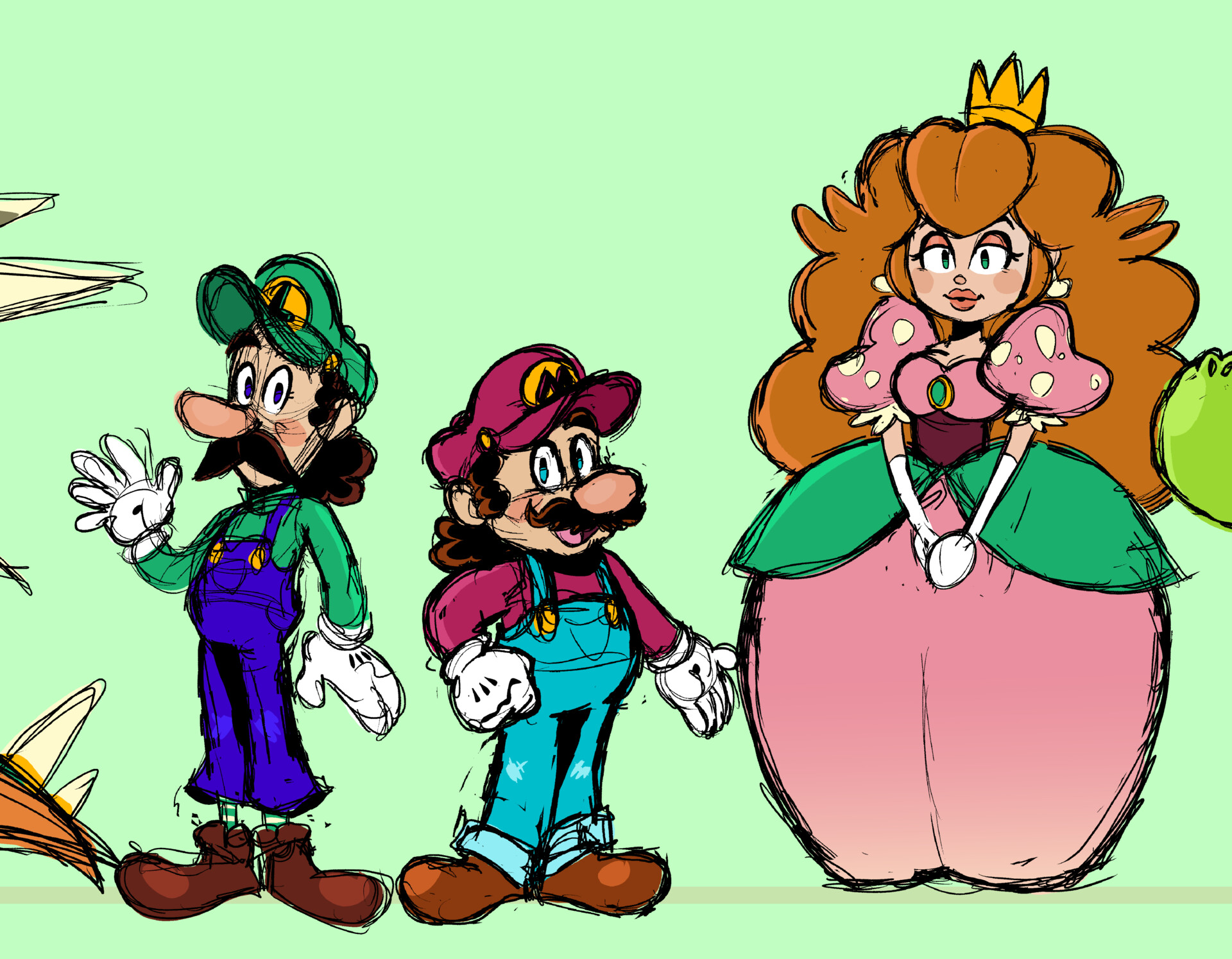 ArtStation - Mario cartoon idea