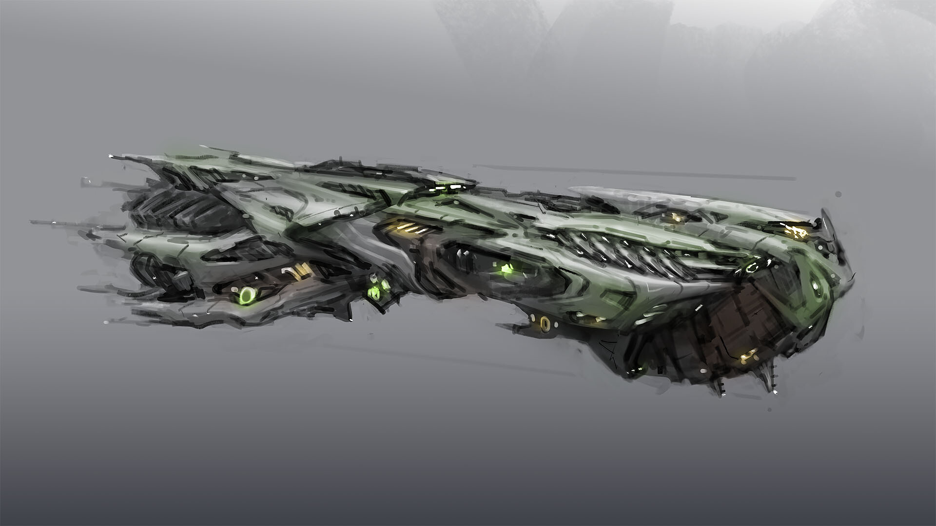 alien ship concept
