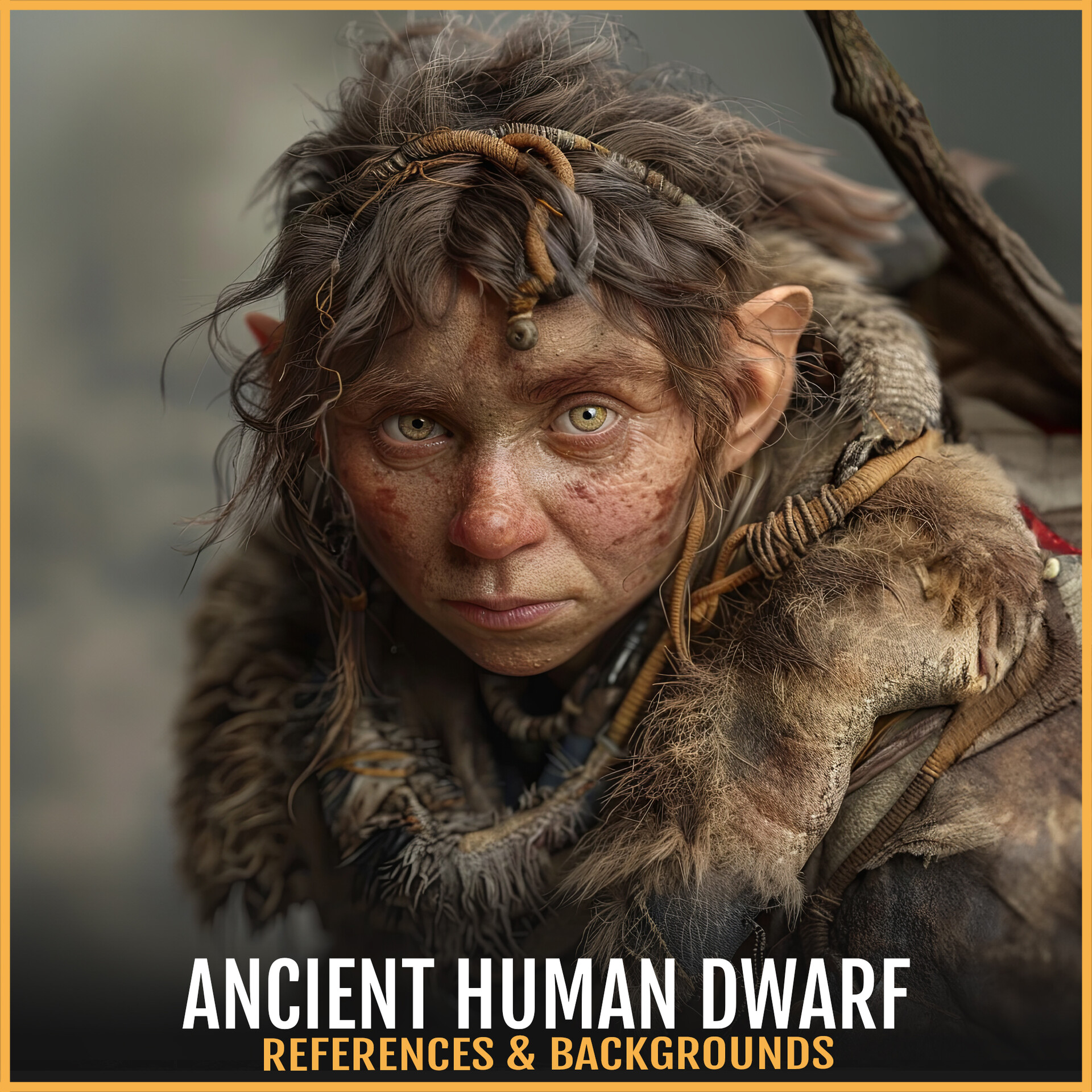 ArtStation - 606 ancient human dwarf