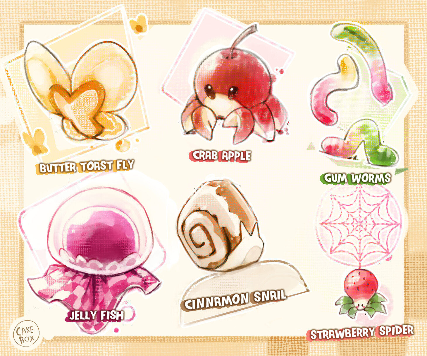 ArtStation - Food Critters