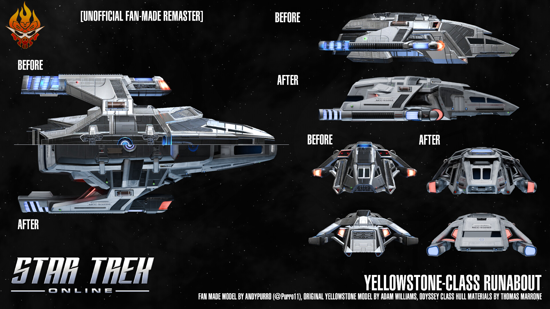 Andrew Au - Yellowstone Runabout Fan-made Remaster (Star Trek Online)