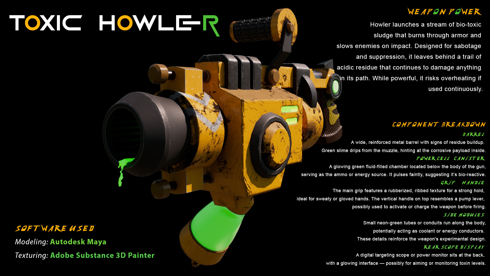 ArtStation - Toxic Howler