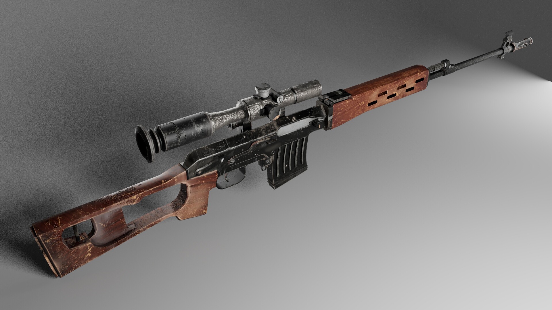 ArtStation - Dragunov SVD gun