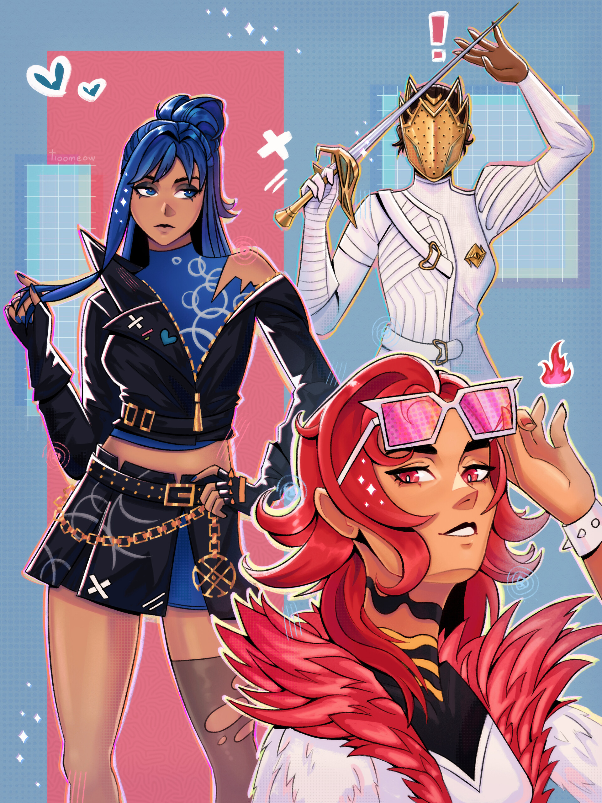 ArtStation - fortnite fanart - Hope, Nisha and Valeria