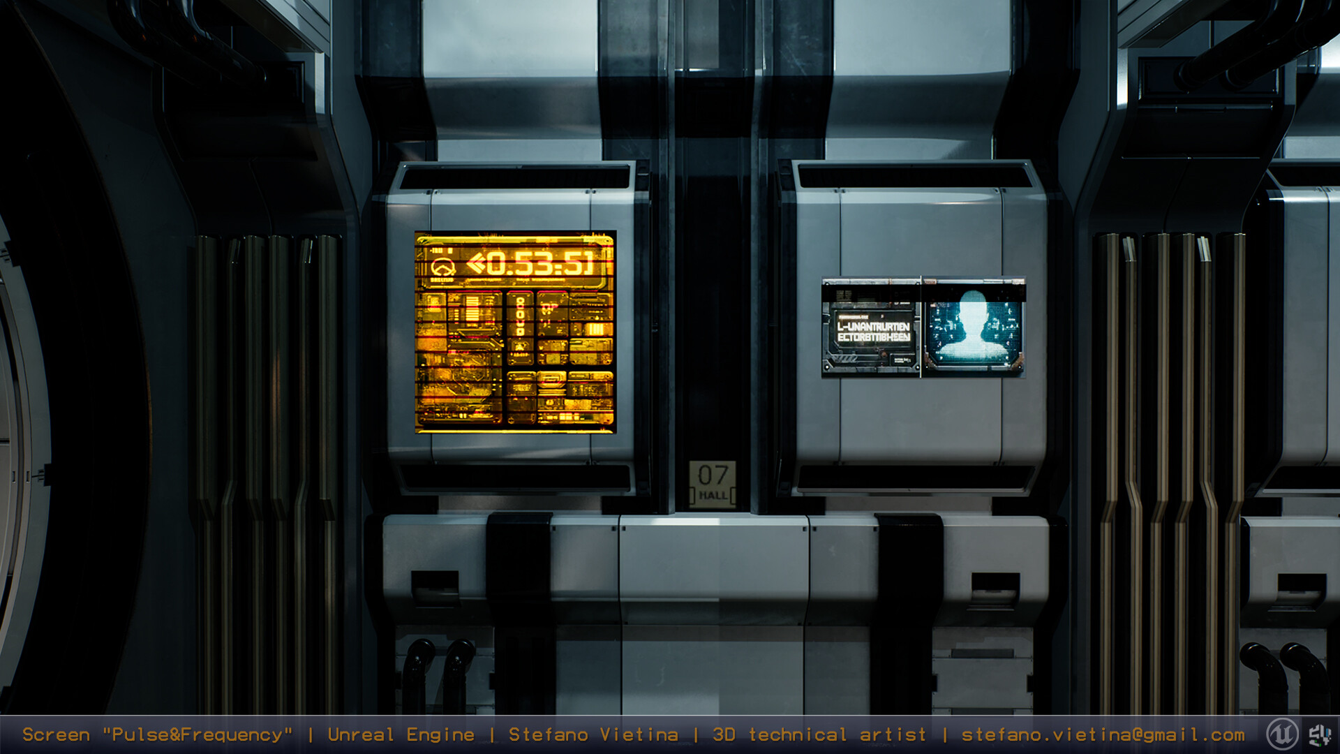 ArtStation - Screen "Pulse&Frequency" Animated Material