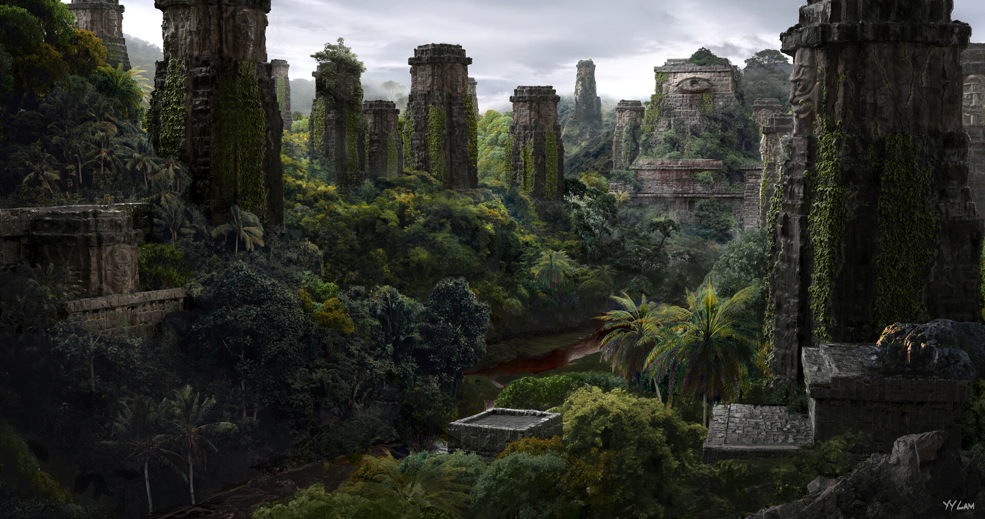 ArtStation - Cursed ruins 01