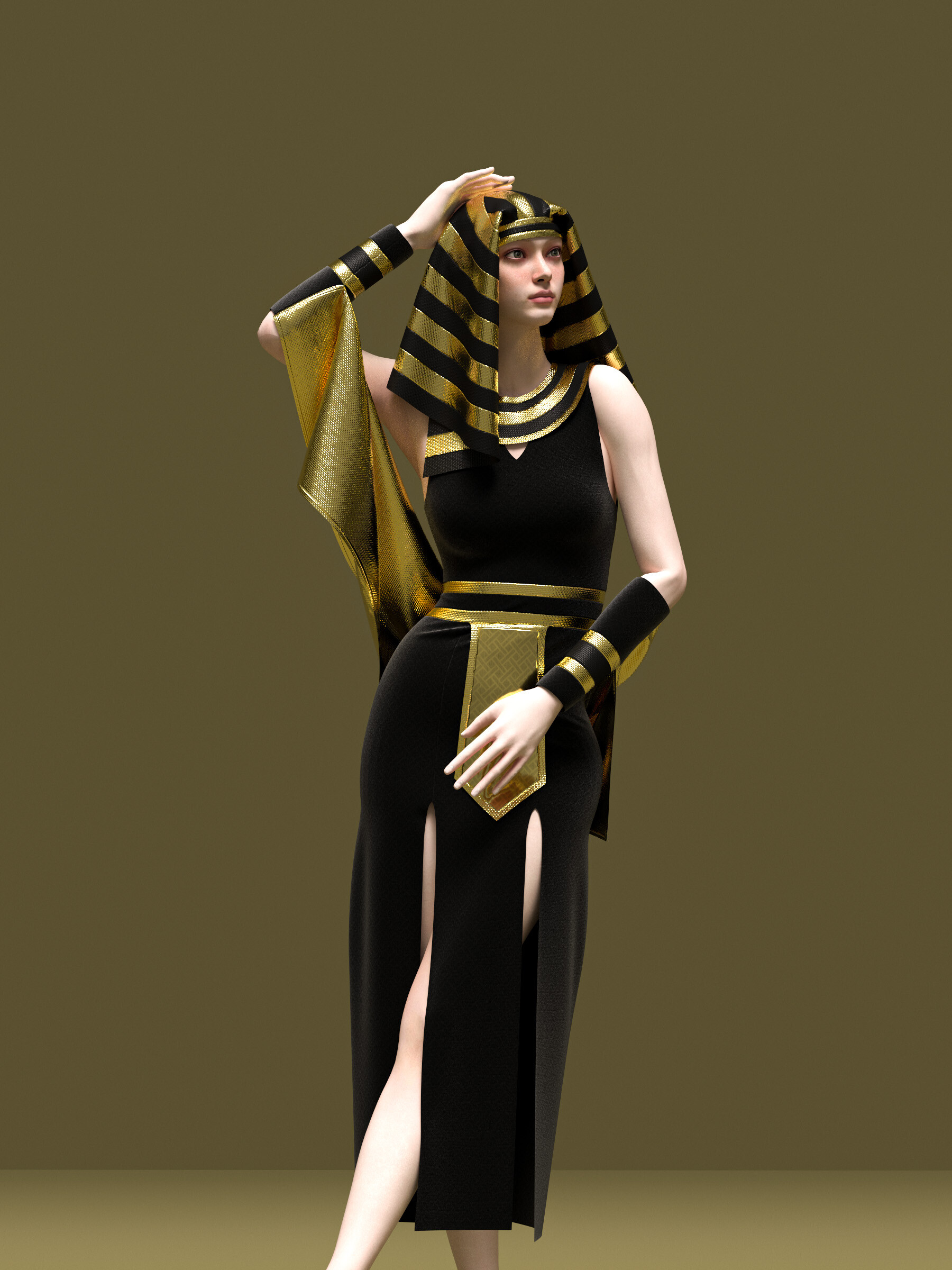 ArtStation - Egyptian Dress