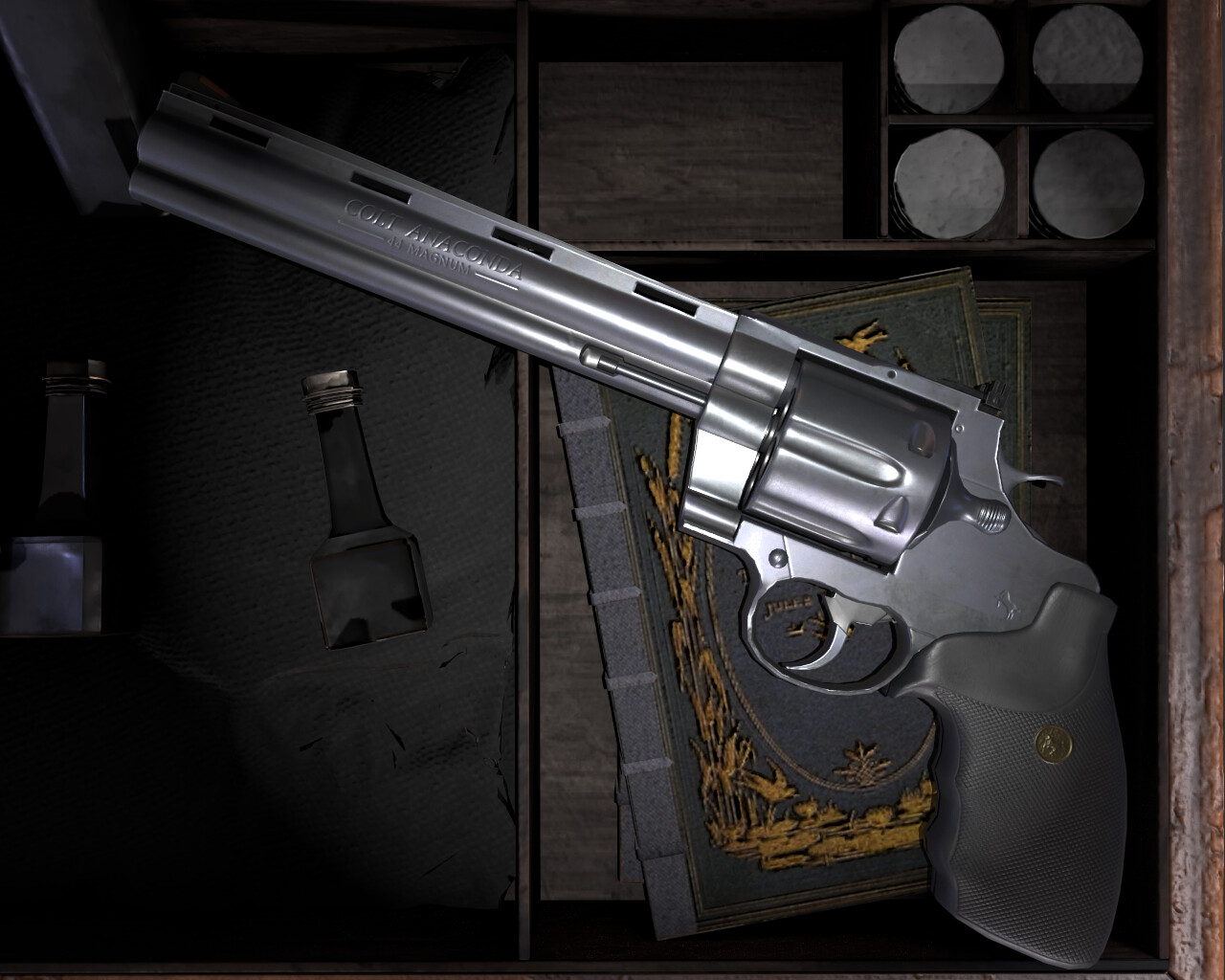 ArtStation - Colt Anaconda Revolver