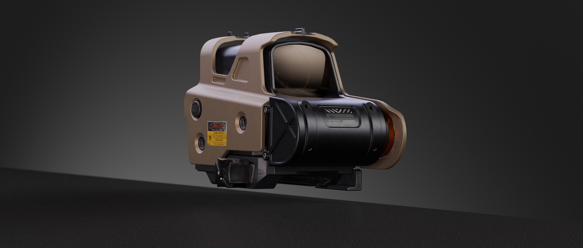 ArtStation - ‌Near-Future Holographic Sight Concept Design‌