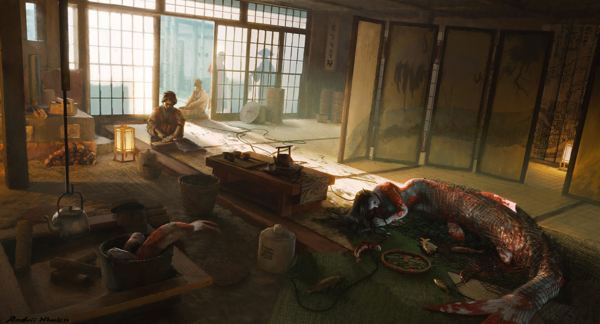 ArtStation - Catched Ningyo